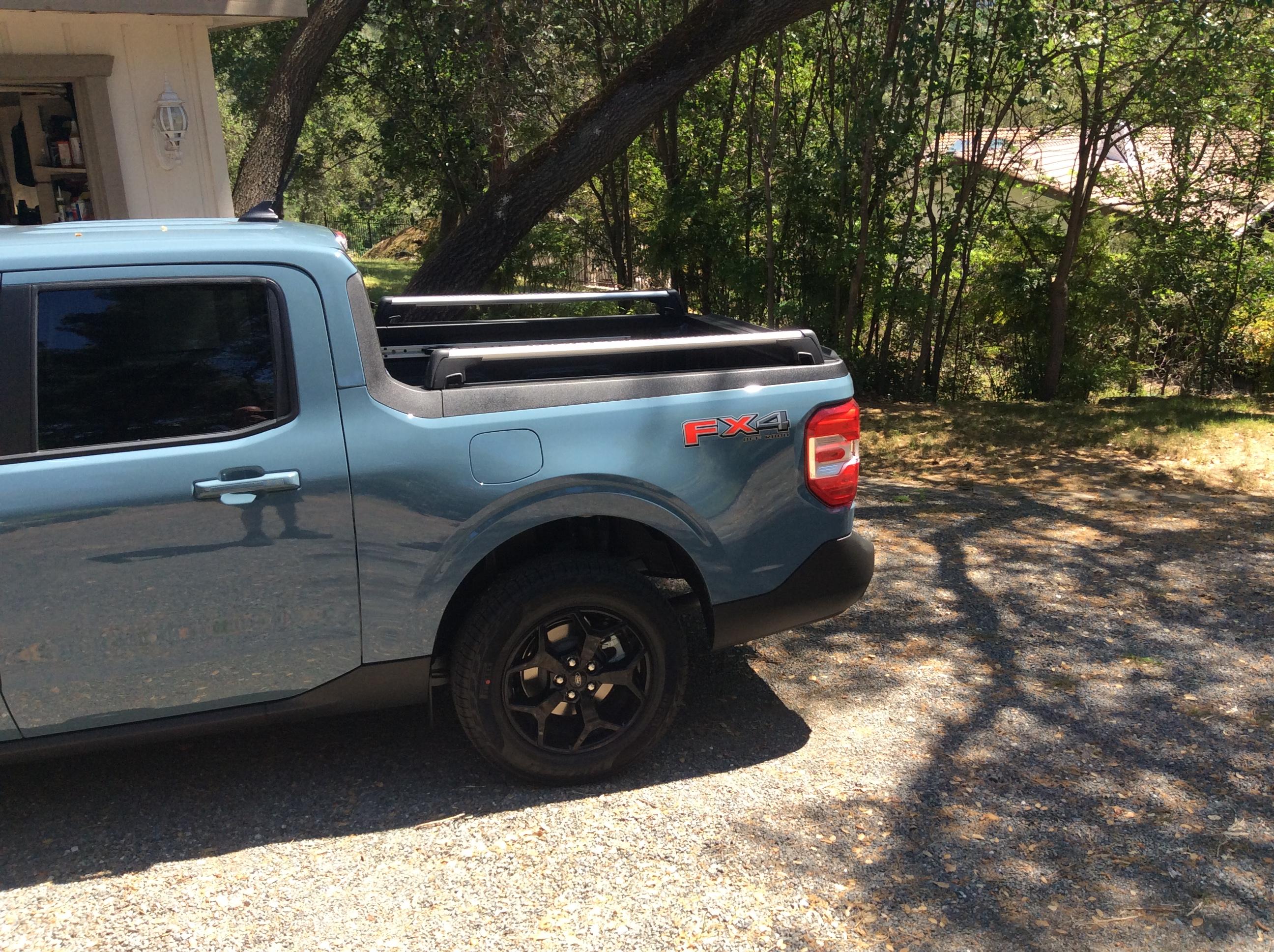 Cargo bars on bed rails | MaverickTruckClub - 2022+ Ford Maverick ...