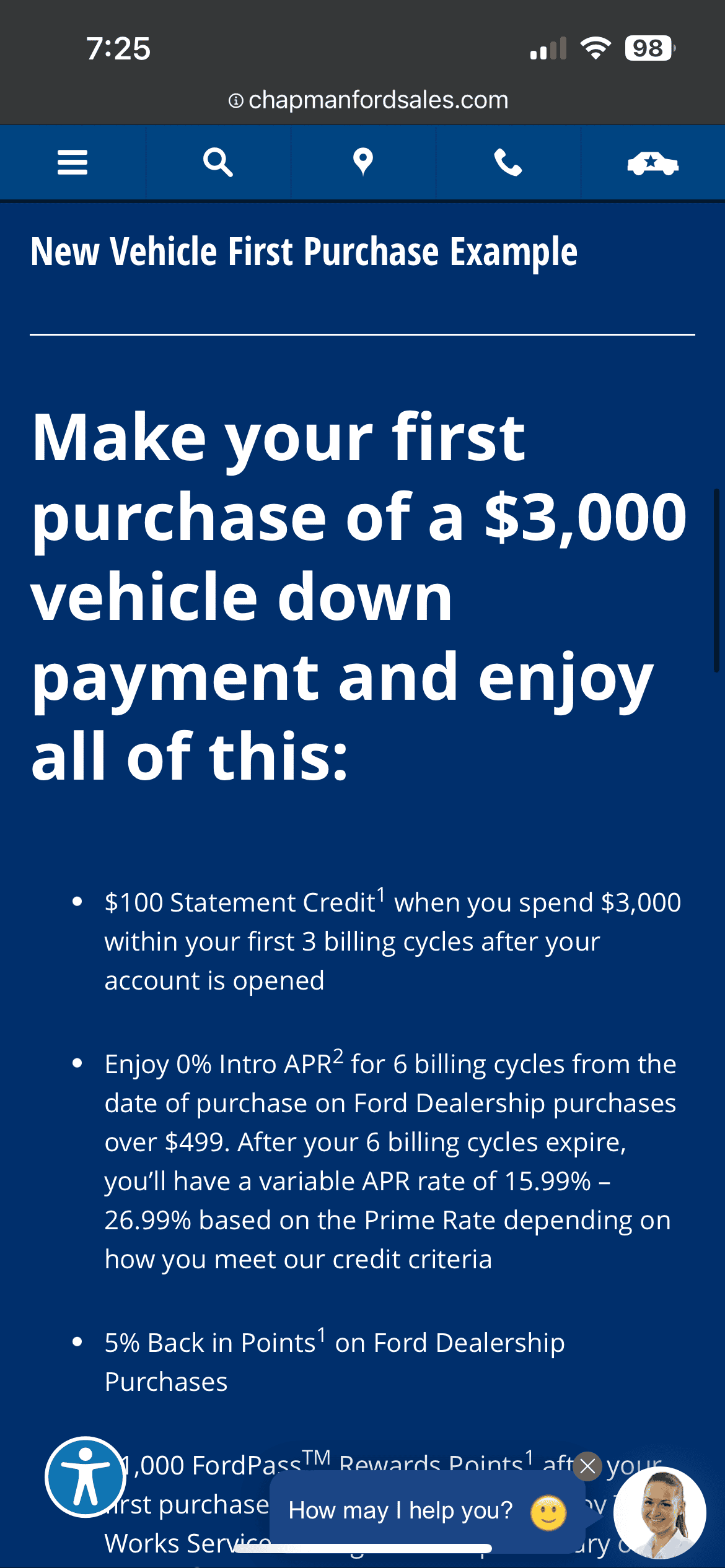 Anyone Use Ford Pass Visa Toward Down Payment at Chapman Philly ...