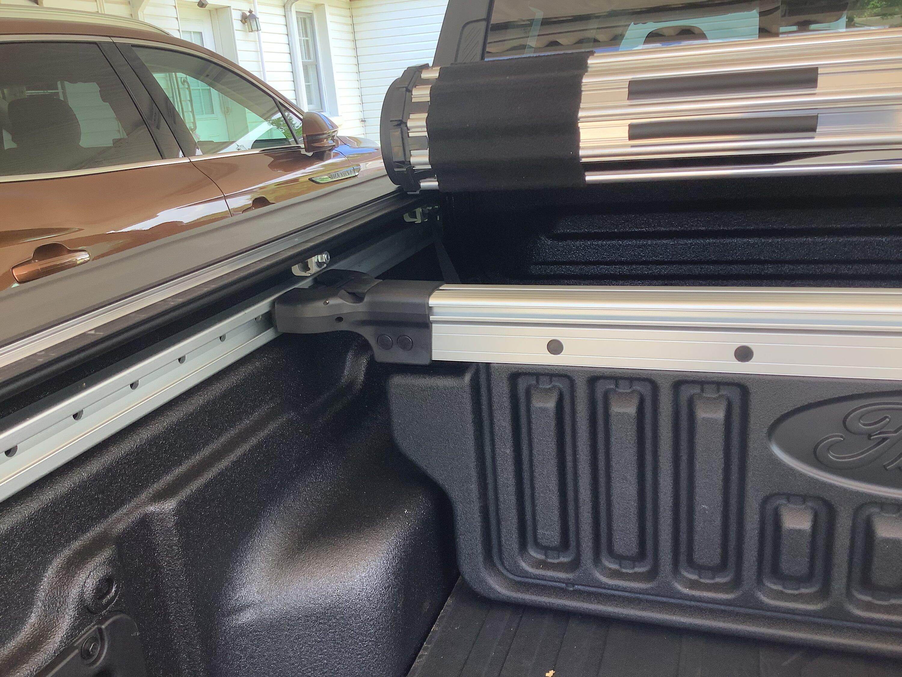 Does the bed rails come with the flex bed storage system on a 2023 ...