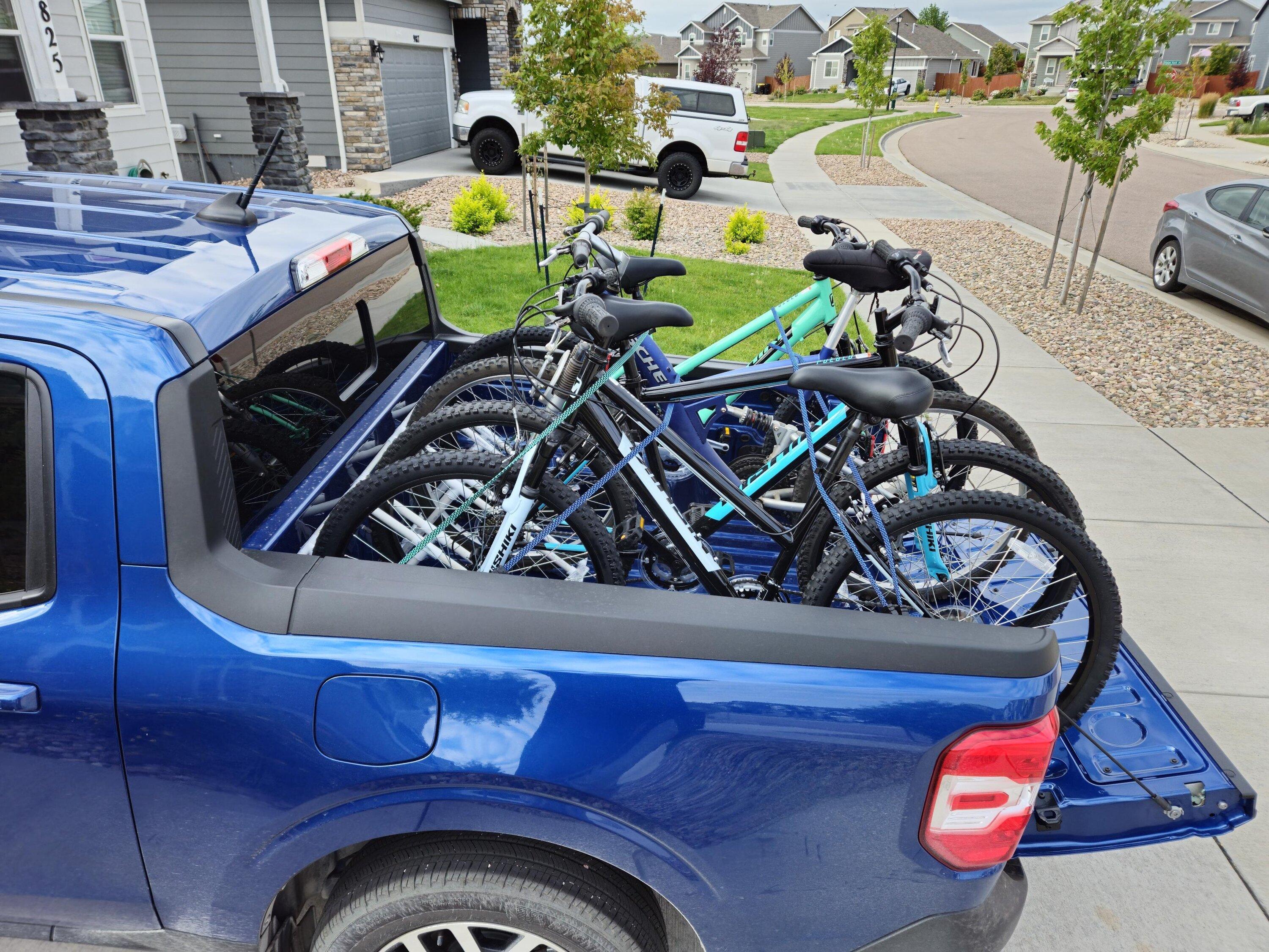 Maverick fits Four 26" Mountain Bikes | MaverickTruckClub - 2022+ Ford ...