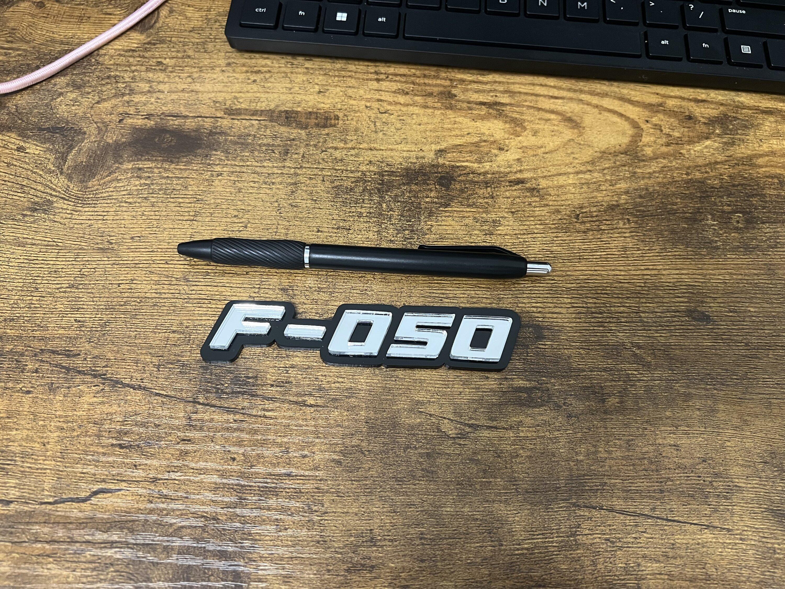 F-050 Badge | MaverickTruckClub - 2022+ Ford Maverick Pickup Forum, News, Owners, Discussions