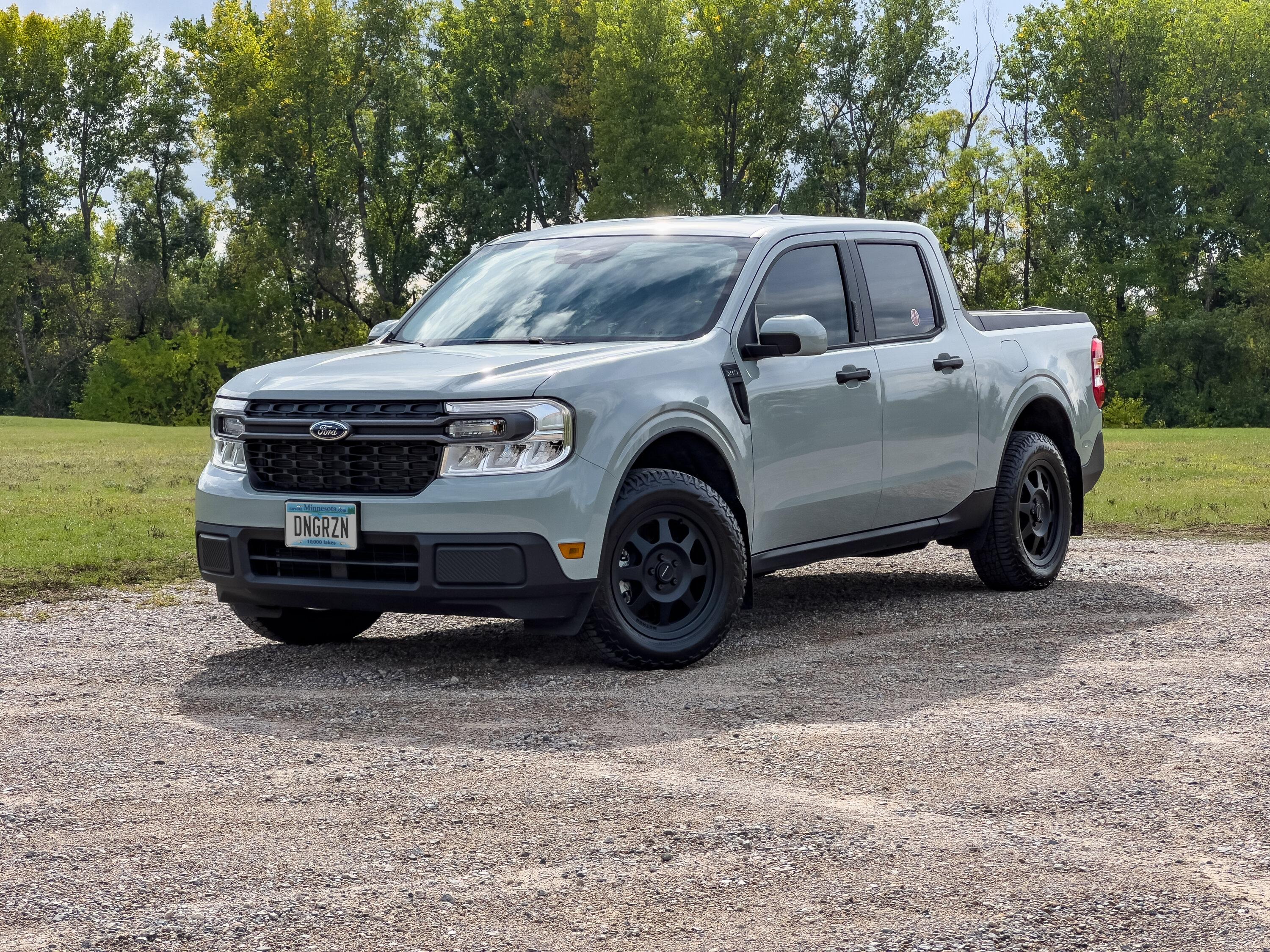 METHOD MR701 (BLACK) wheels mounted on Falken Wildpeak A/T Trail tires ...