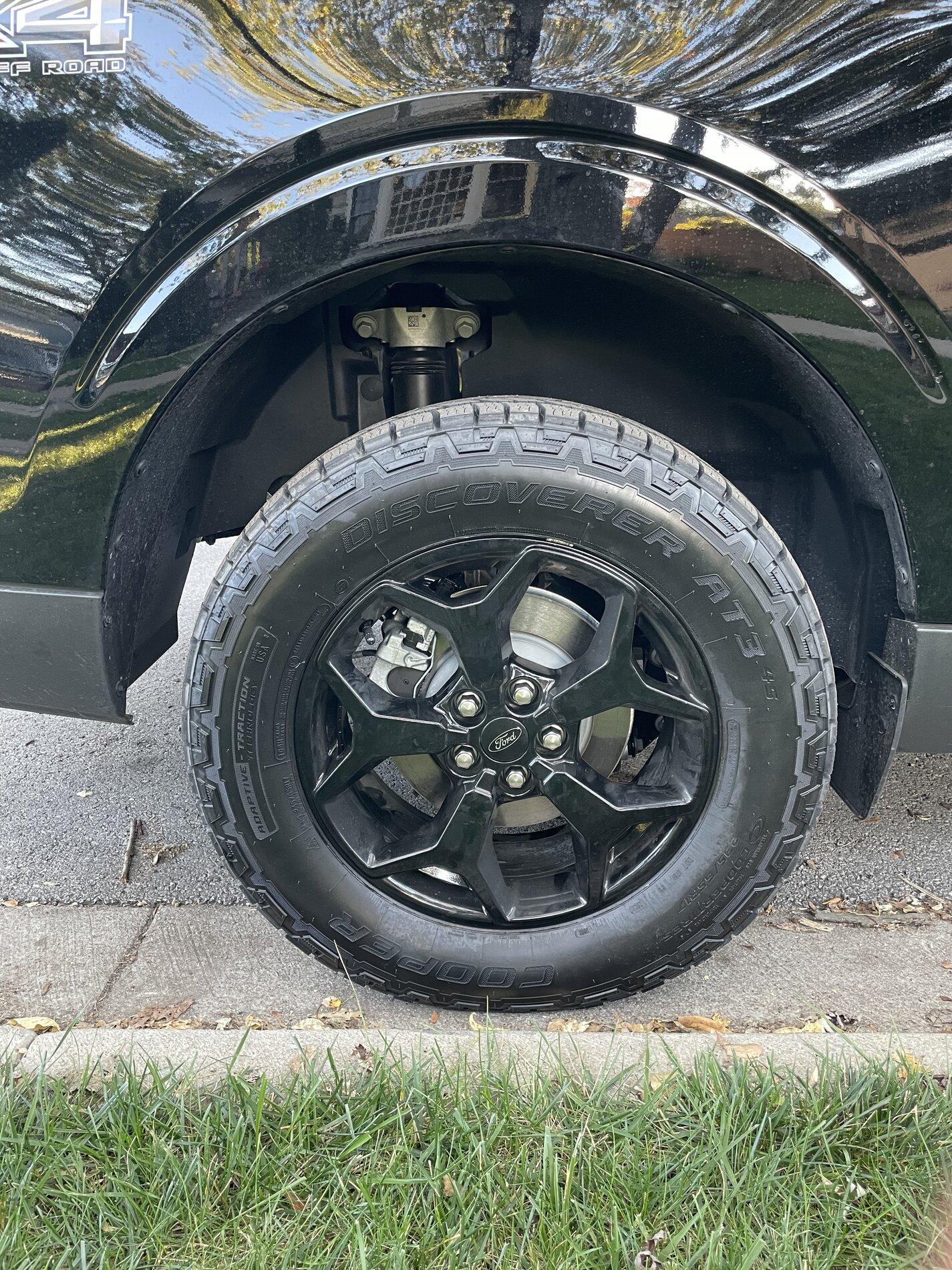 Upgraded to Cooper AT3 4S 235/65/17 tires | MaverickTruckClub - 2022 ...