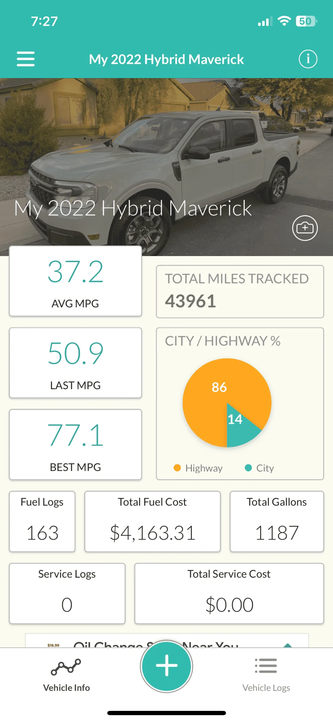 Fuelly Thoughts | MaverickTruckClub - 2022+ Ford Maverick Pickup Forum ...