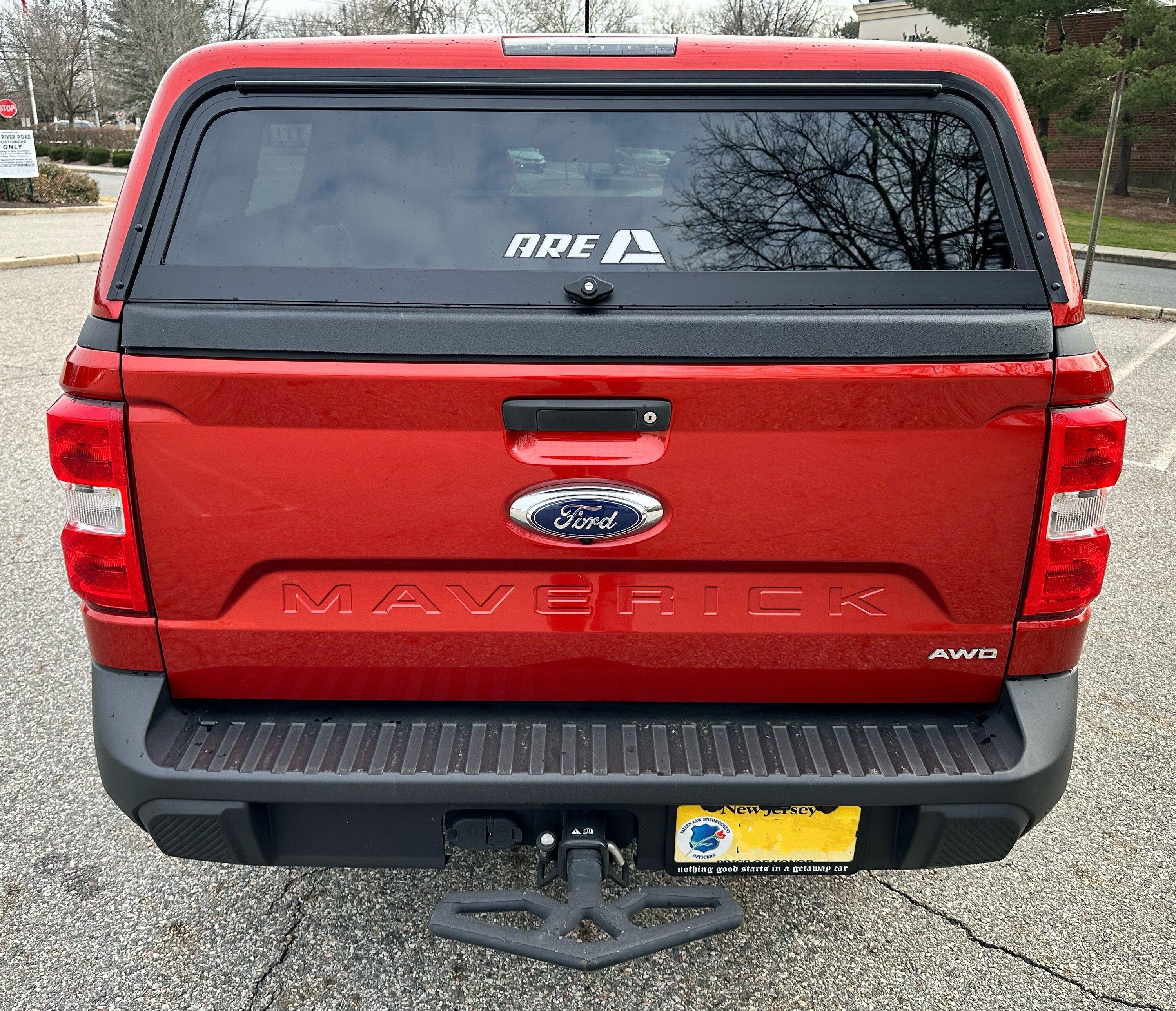 A.R.E. V Series Truck Cap installed | MaverickTruckClub - 2022+ Ford ...