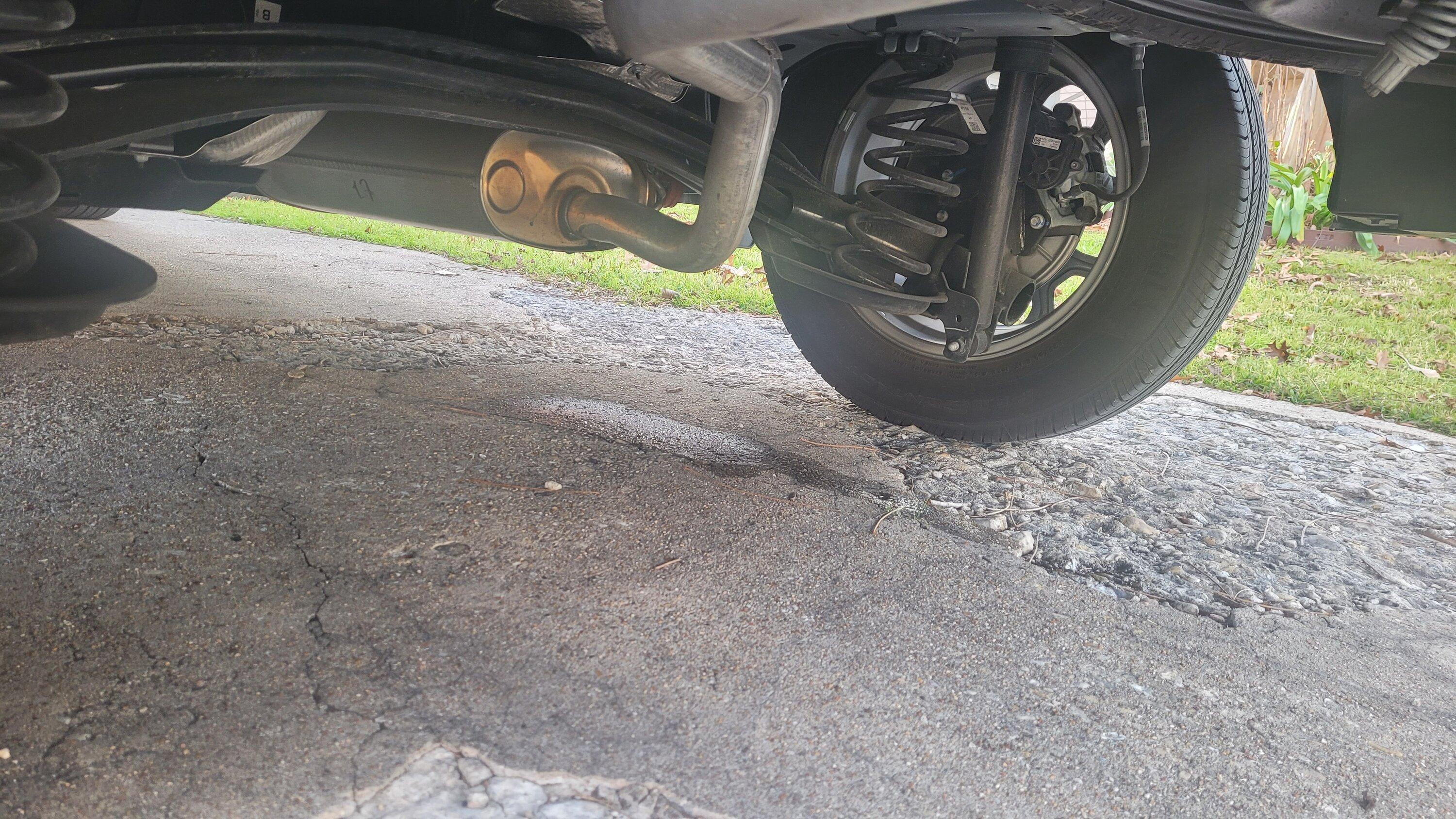 water dripping from muffler, but not from the tailpipe ...