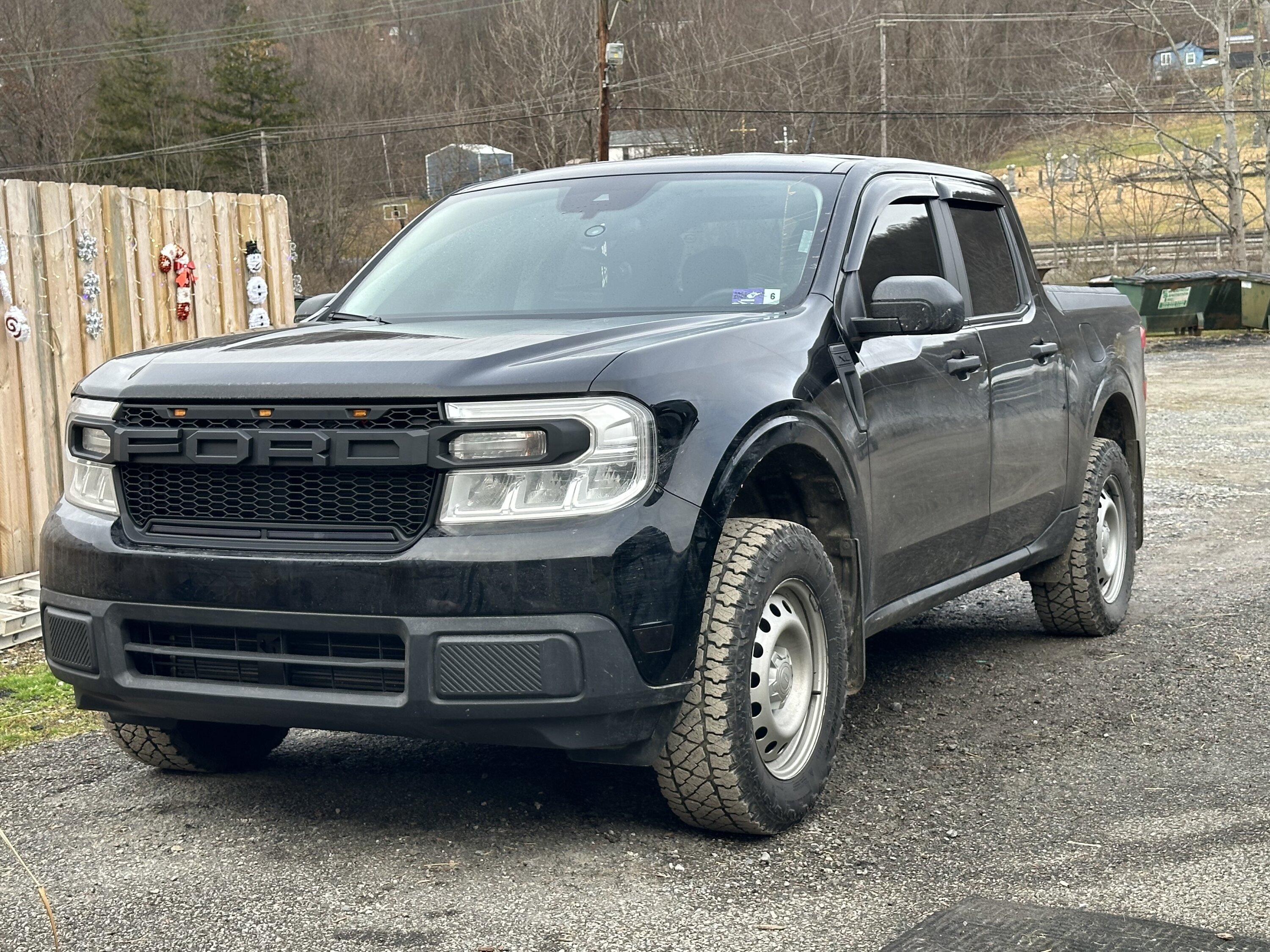 Ford Raptor style grill for the Maverick - Installed Pics ...