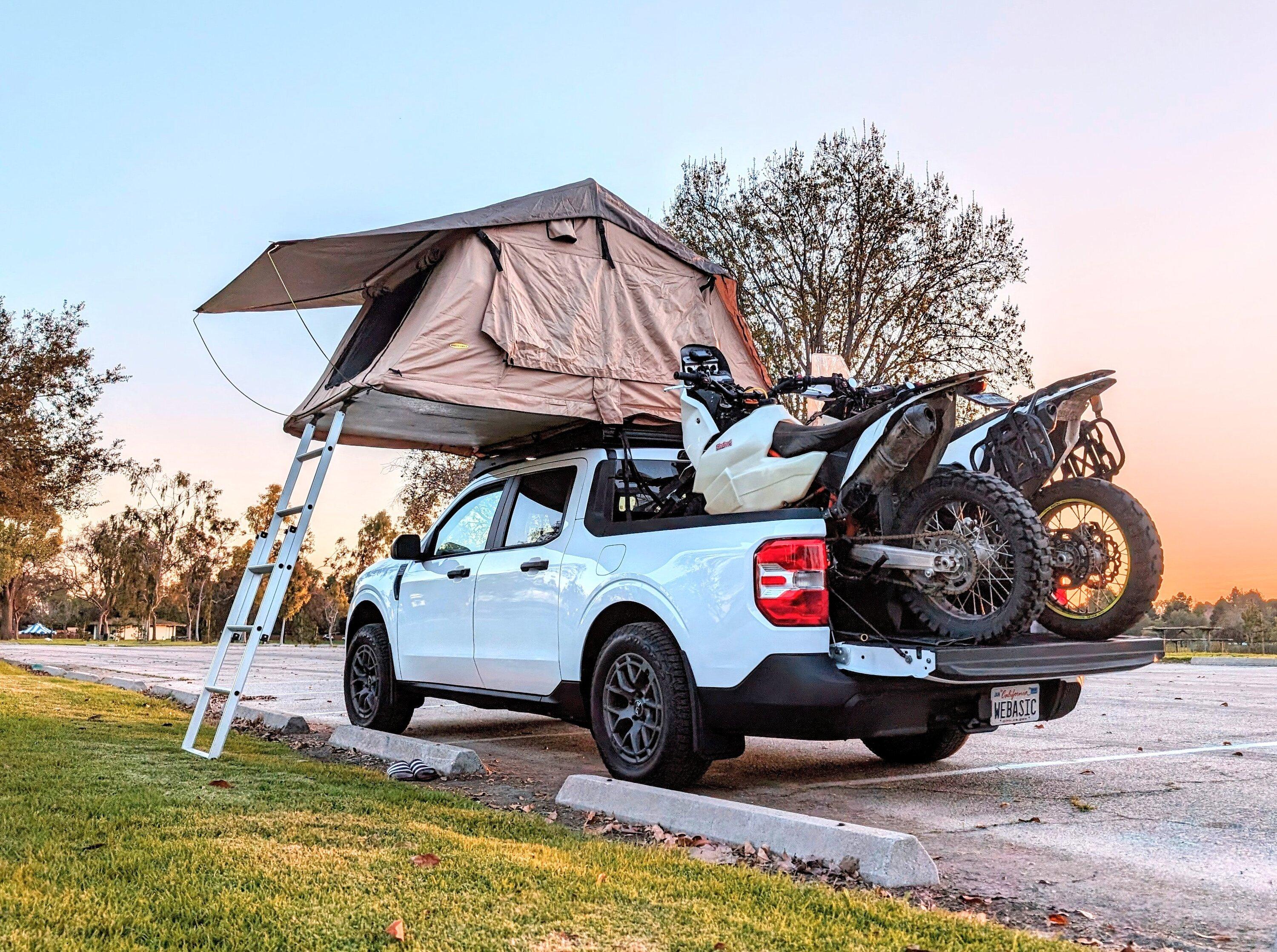 Cab Roof Tent (Prinsu Rack) released for Maverick | MaverickTruckClub ...