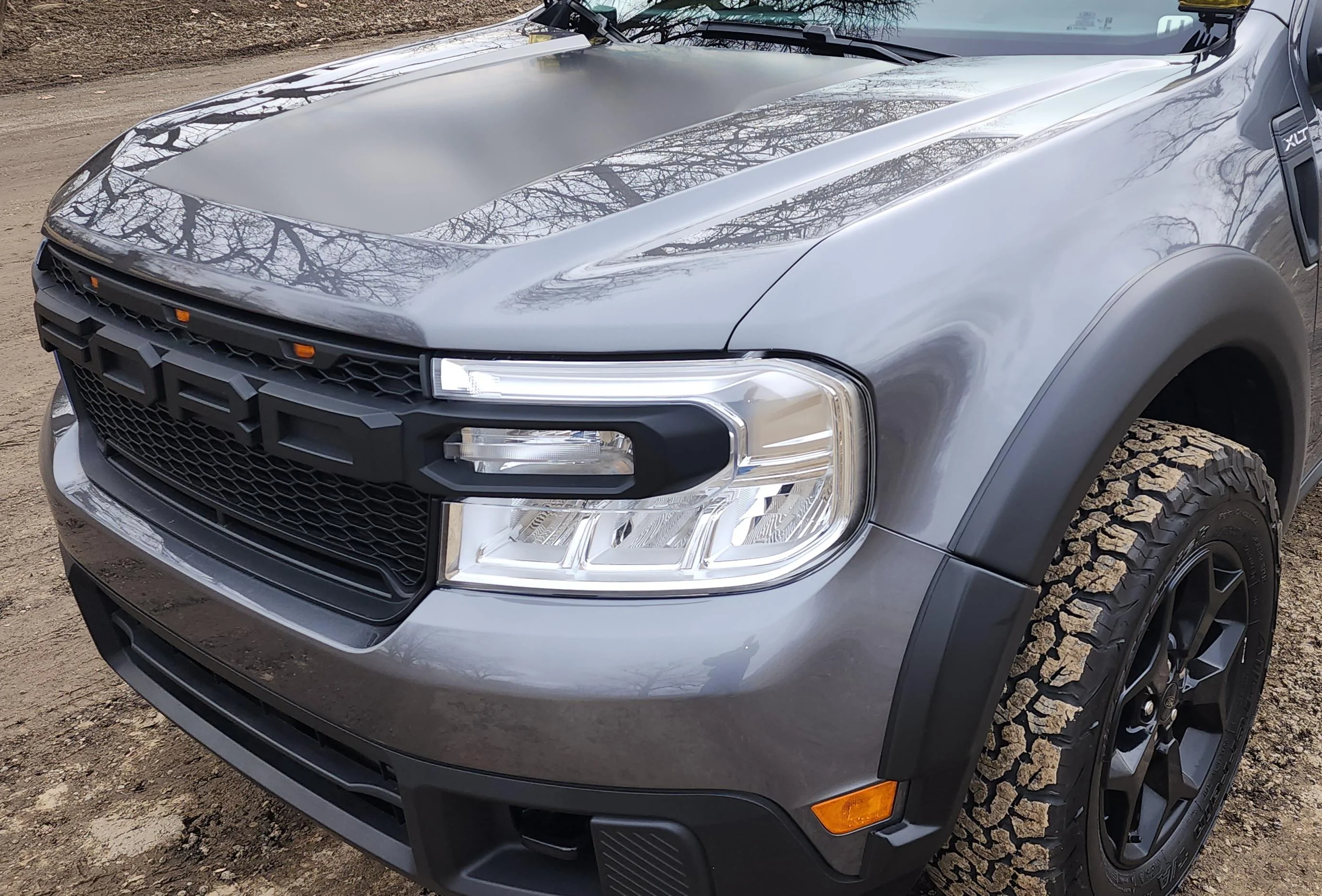 Hood decals that covers cowels on the hood? | MaverickTruckClub - 2022 ...