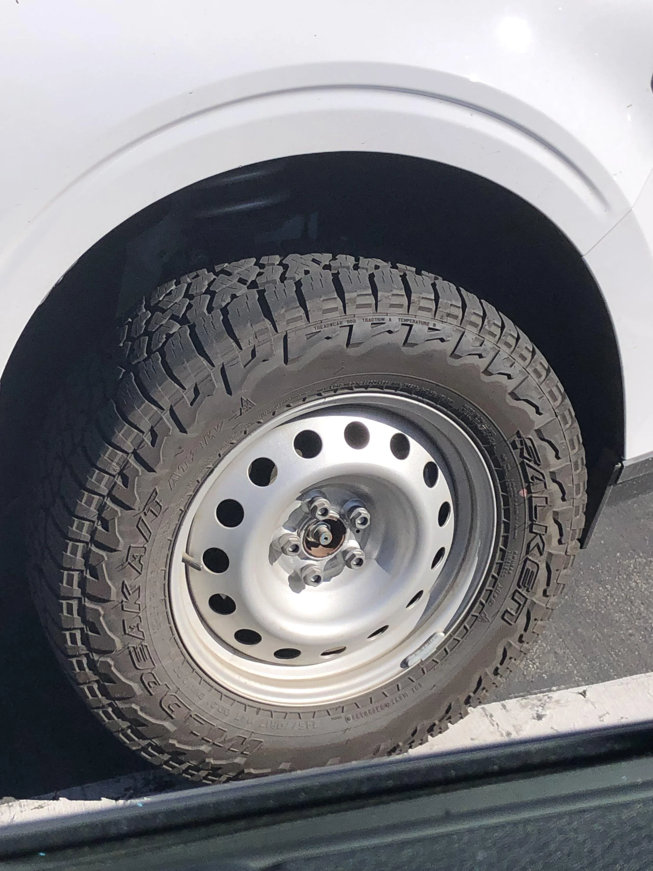 Biggest tires on stock steel 17 inch rim? | MaverickTruckClub - 2022 ...