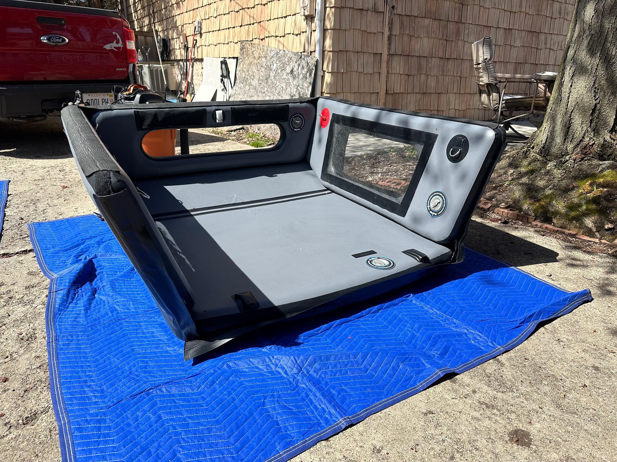 Flated inflatable topper installed on Maverick First Edition ...