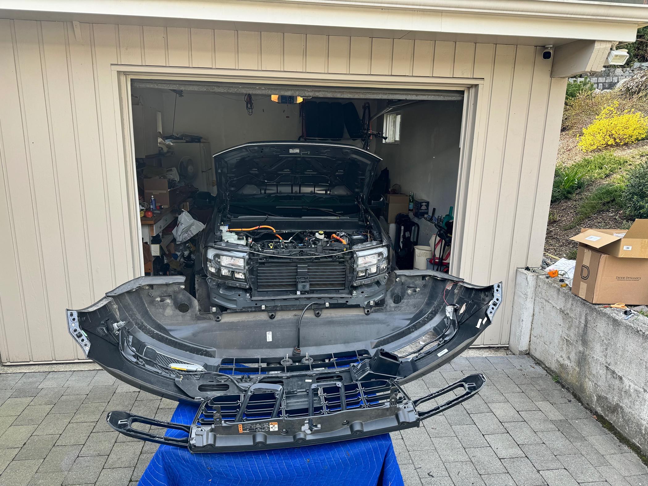 Diode Dynamics fog lights installed! | MaverickTruckClub - 2022+ Ford ...