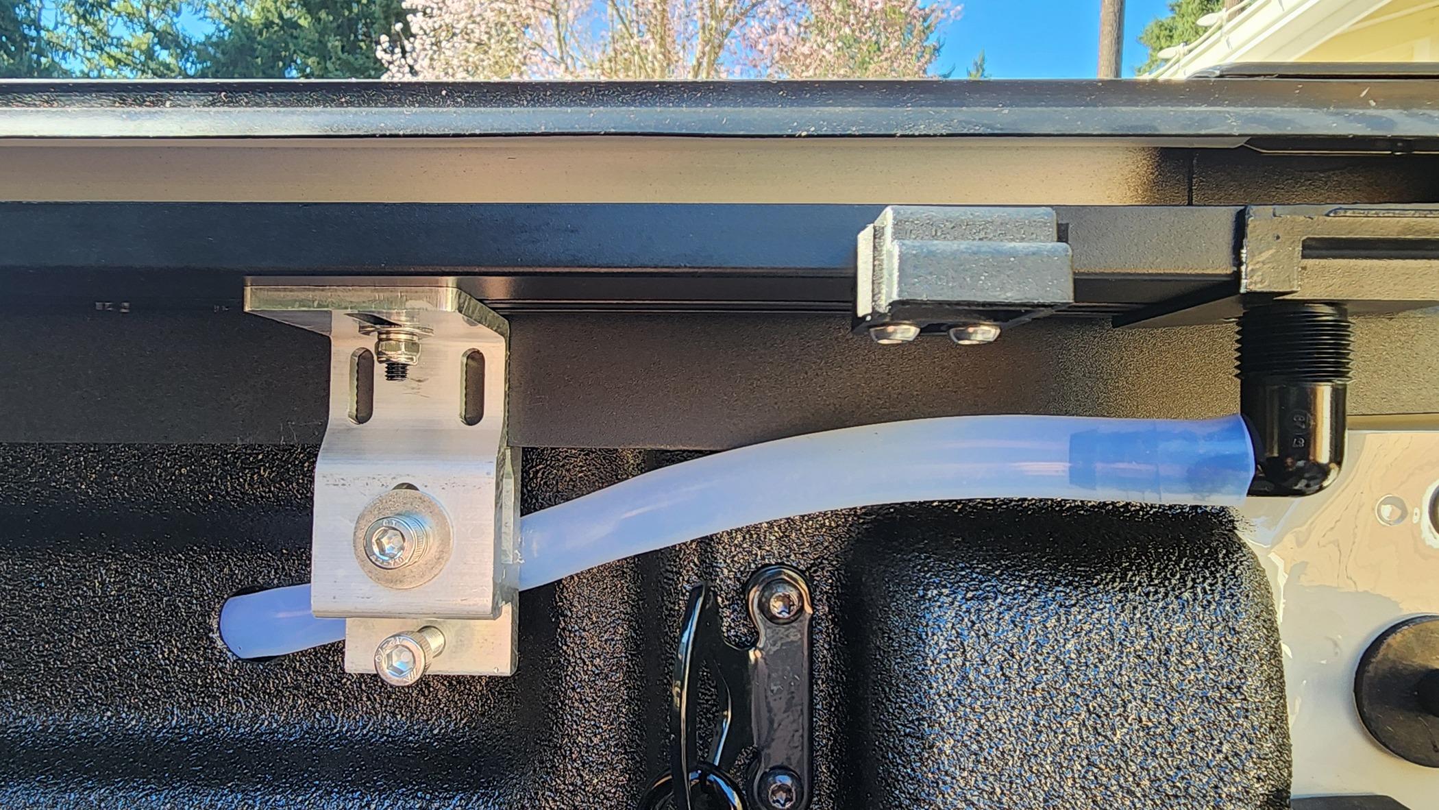 Where are you all routing your retractable tonneau drain tubes on the ...