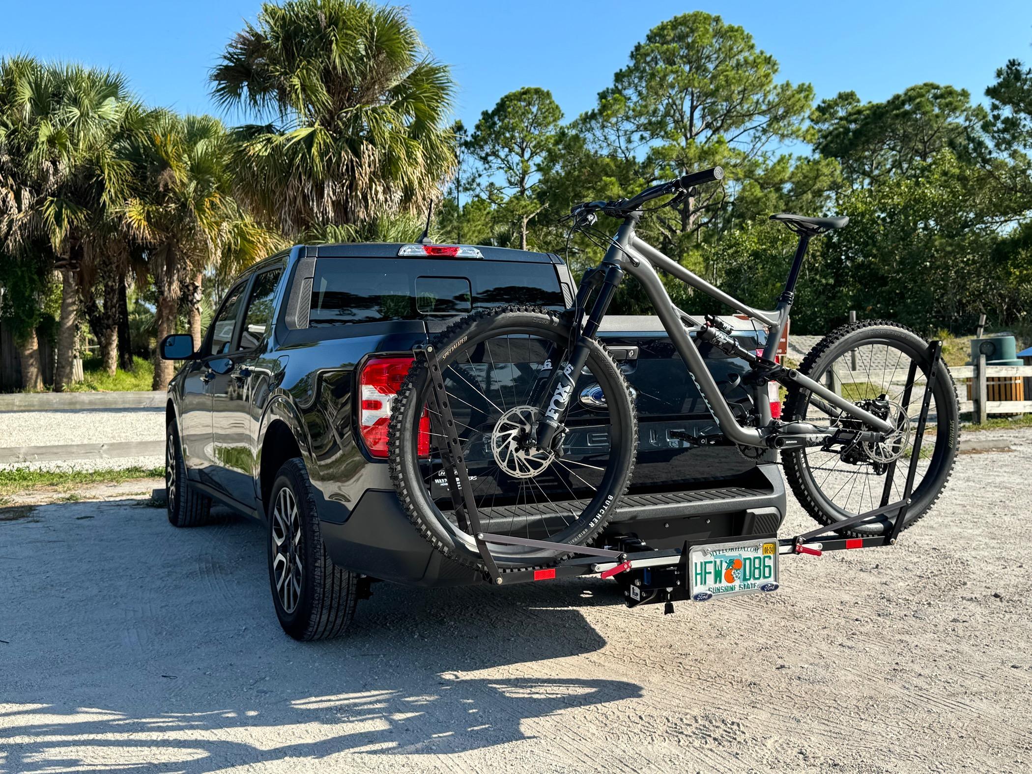 New bike day! My 1UP hitch bike rack set up | MaverickTruckClub - 2022 ...
