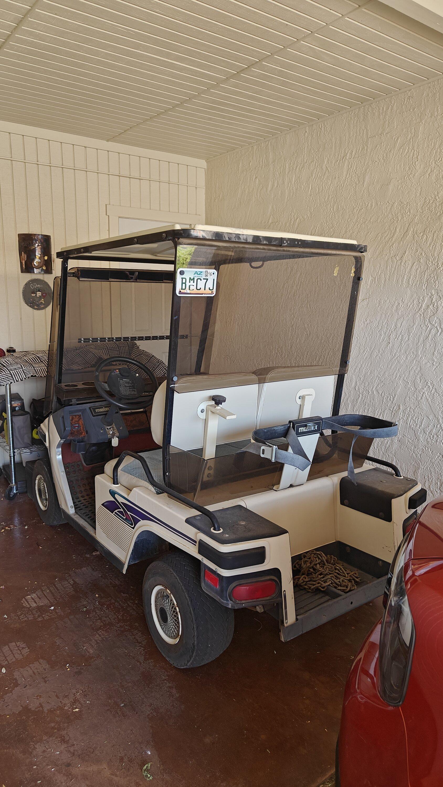 1996 Melex 512 Electric Golf Cart - fun new project for me ...