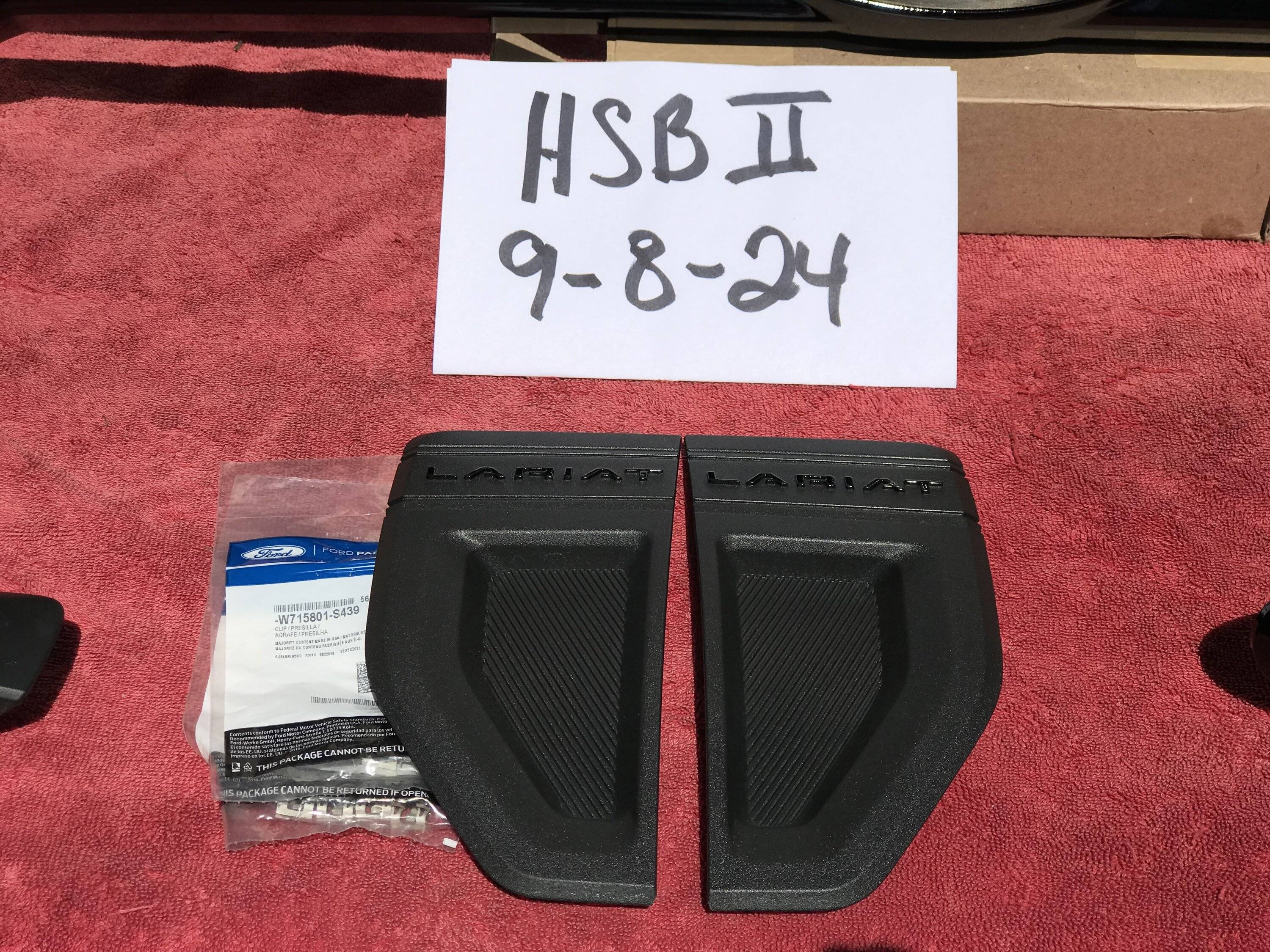 California - Ford Maverick BAP Lariat Fender Emblems Badges ...