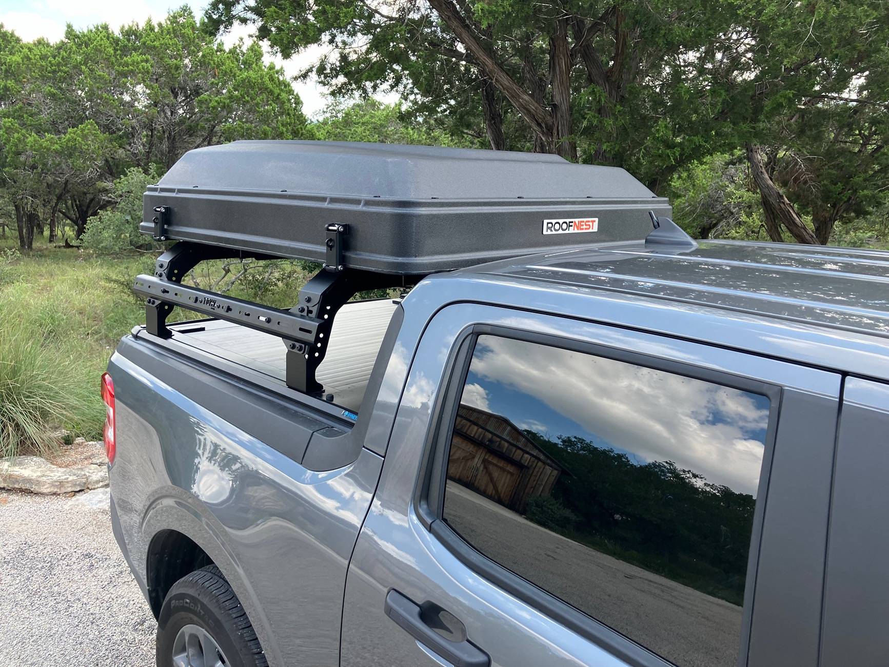Roofnest Condor 2 Rooftop Tent RTT + Tuwa Pro Shiprock Rack + Synetic ...