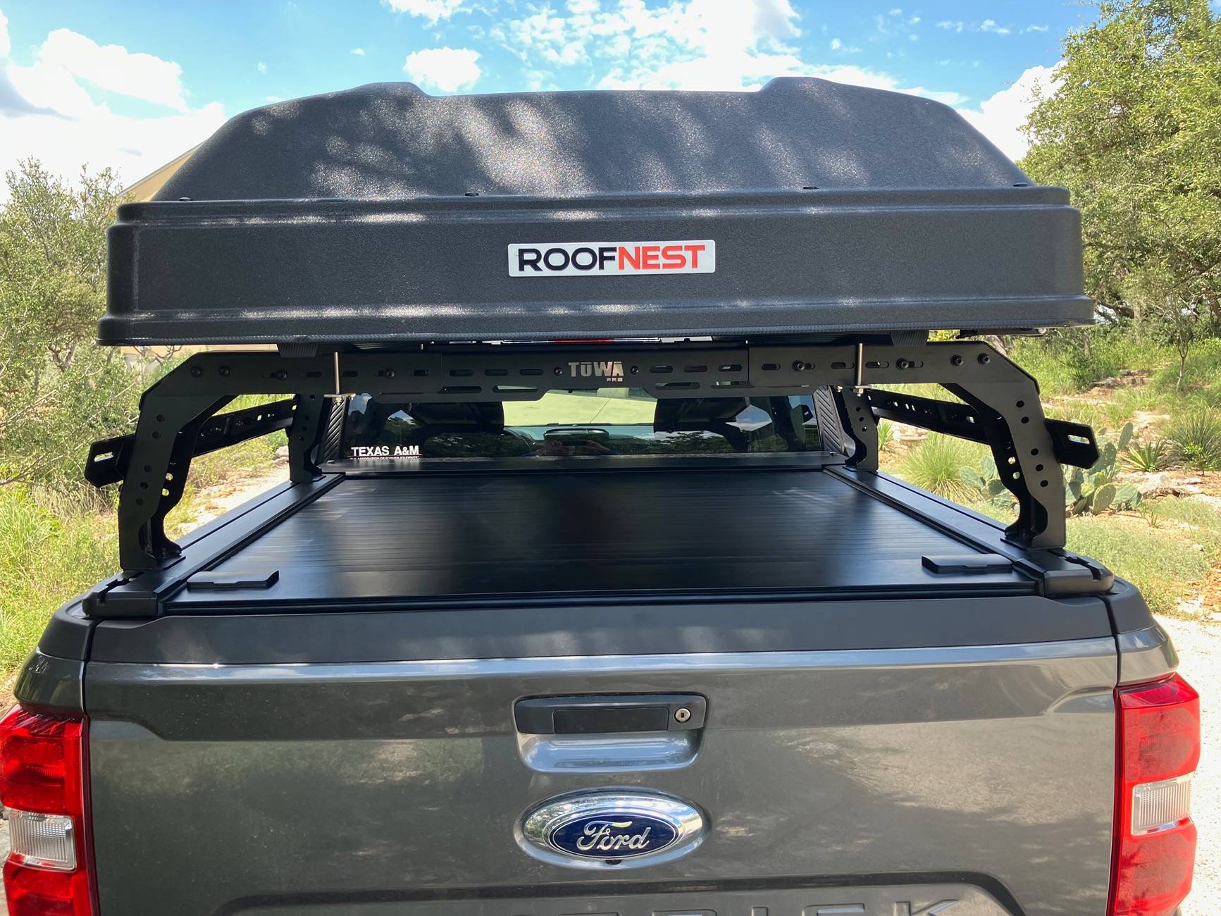 Roofnest Condor 2 Rooftop Tent RTT + Tuwa Pro Shiprock Rack + Synetic ...