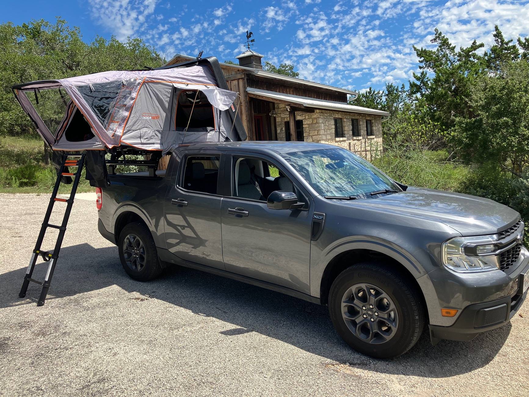Roofnest Condor 2 Rooftop Tent RTT + Tuwa Pro Shiprock Rack + Synetic ...