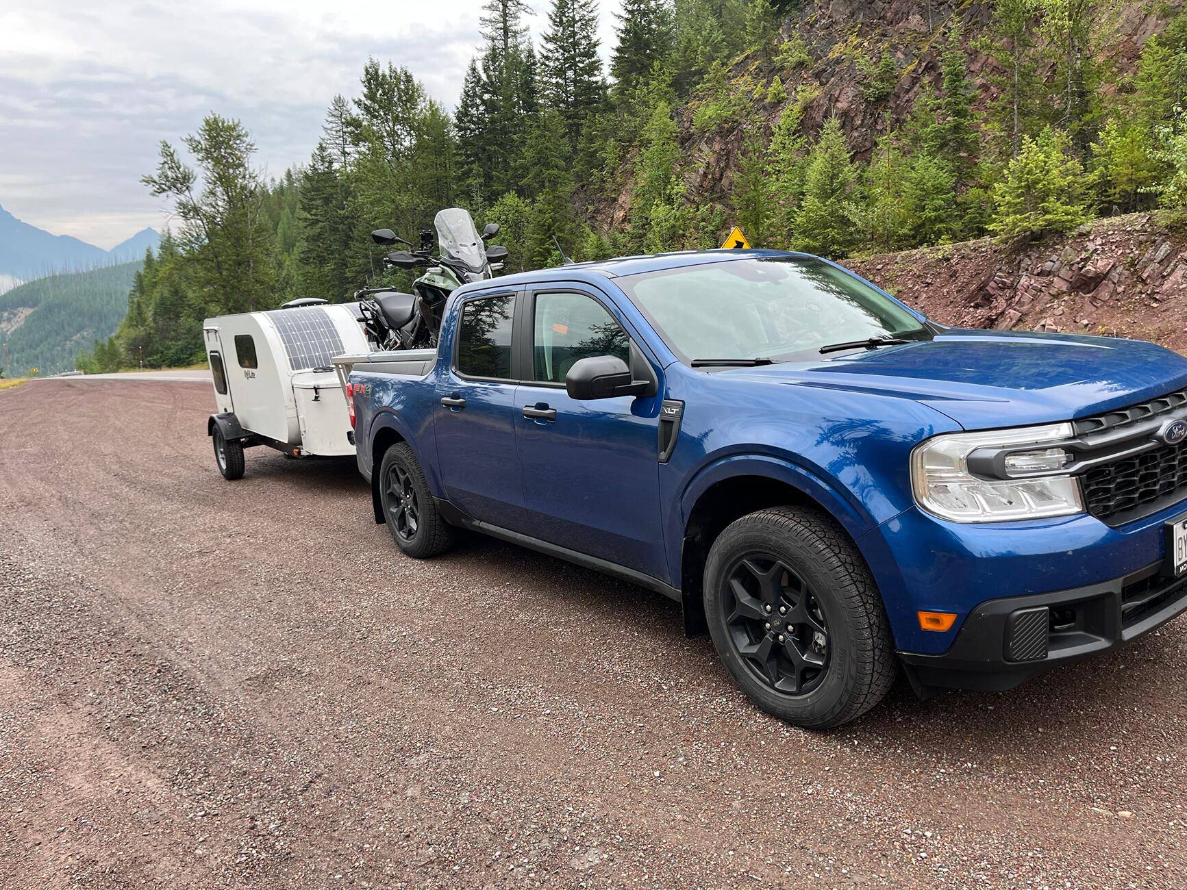 All in the bed composite construction Maverick truck bed camper | MaverickTruckClub - 2022+ Ford ...