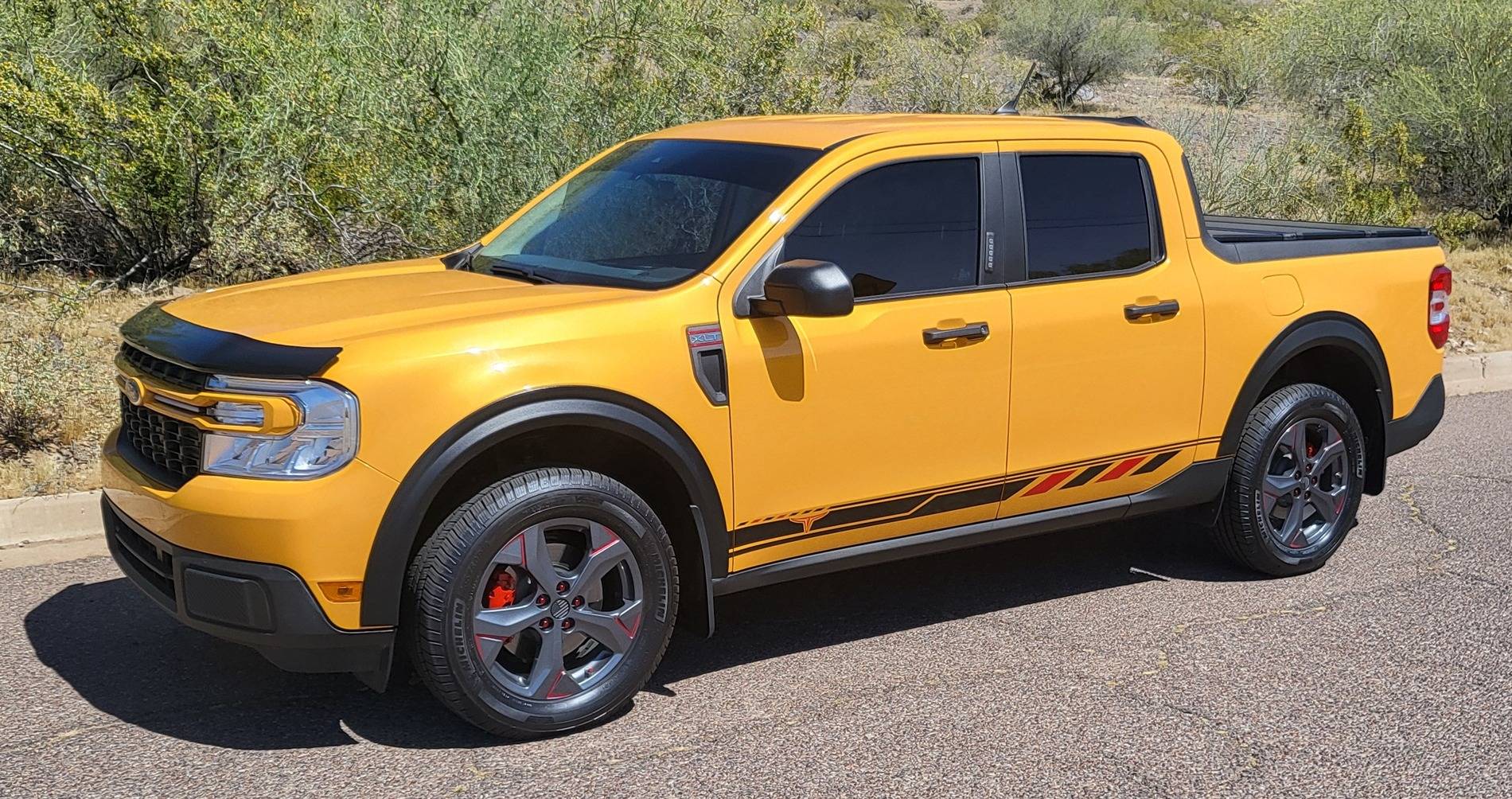 Out with the old and in with the new! 2022 Cyber Orange > 2025 Ruby Red ...