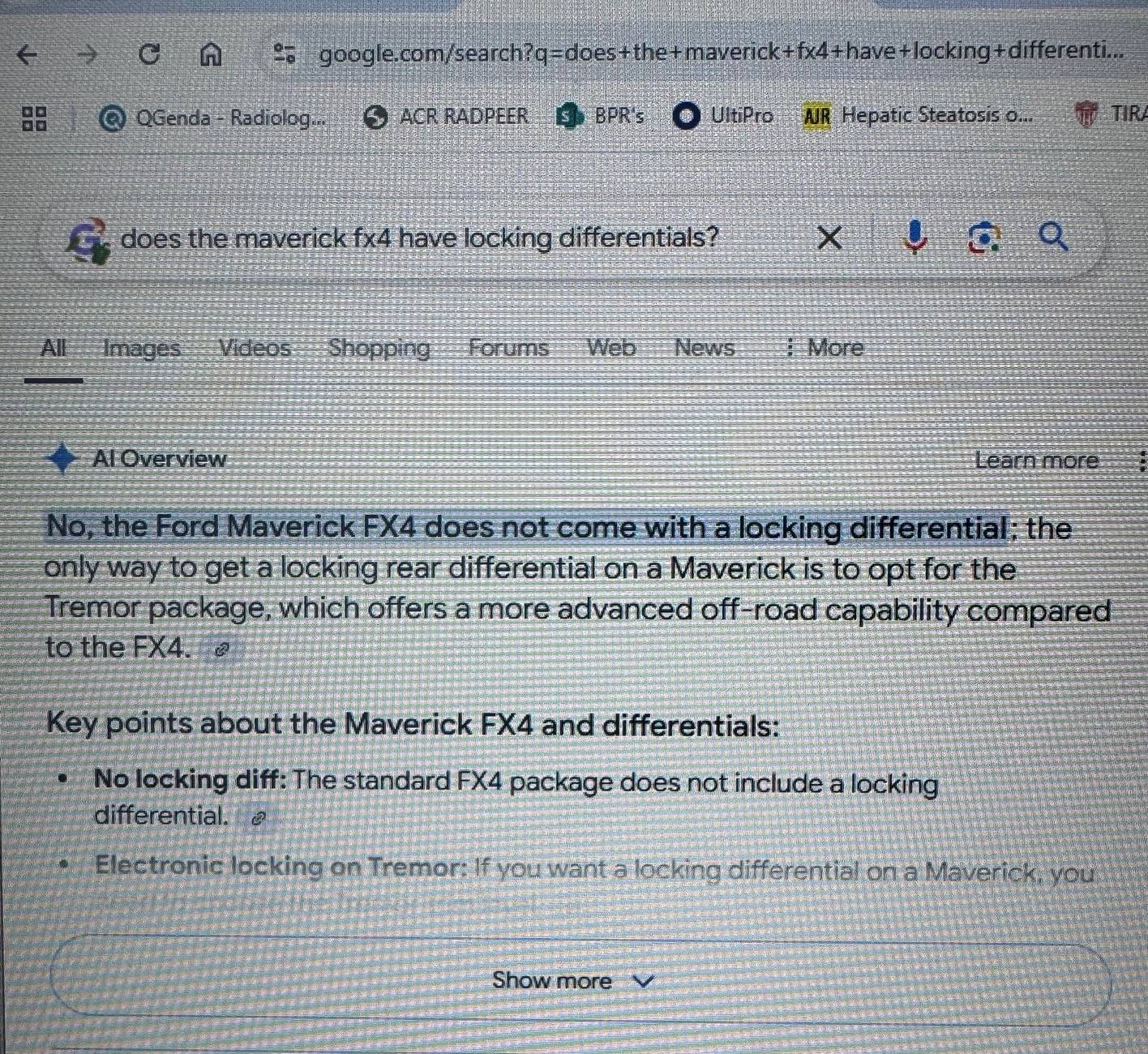 FX4 package | MaverickTruckClub - 2022+ Ford Maverick Pickup Forum, News, Owners, Discussions
