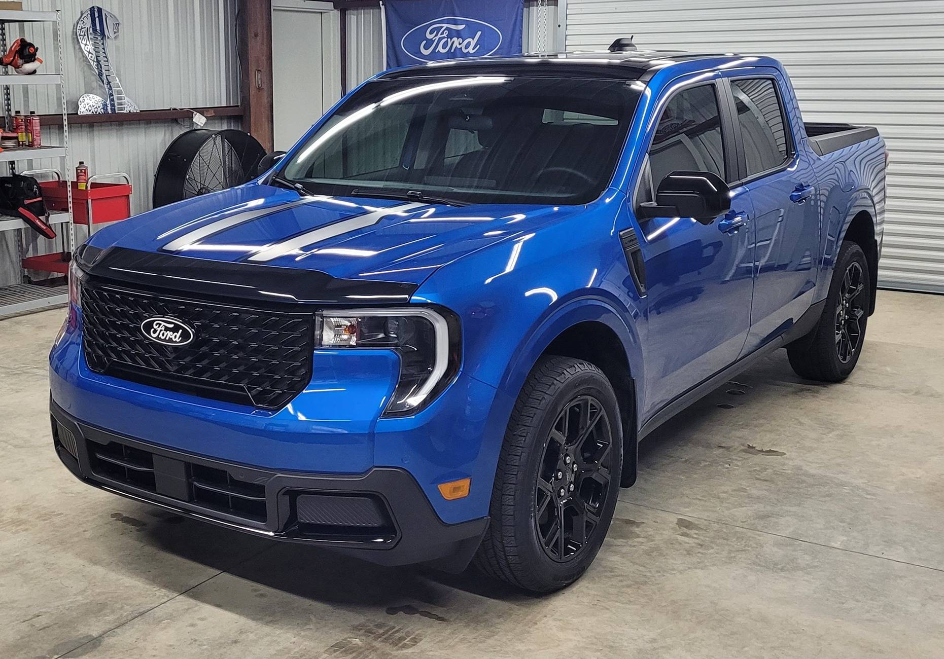 2025 Velocity Blue Hybrid Lariat 4k BAP | MaverickTruckClub - 2022 ...