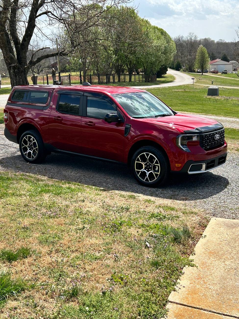 ARE cap (color matched) installed on 2025 Maverick Ruby Red Metallic ...