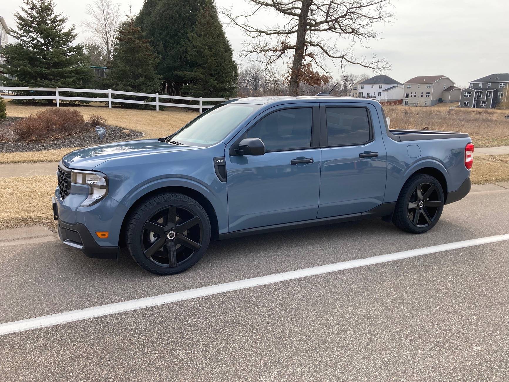 2025 Maverick lowered on 20s | MaverickTruckClub - 2022+ Ford Maverick ...