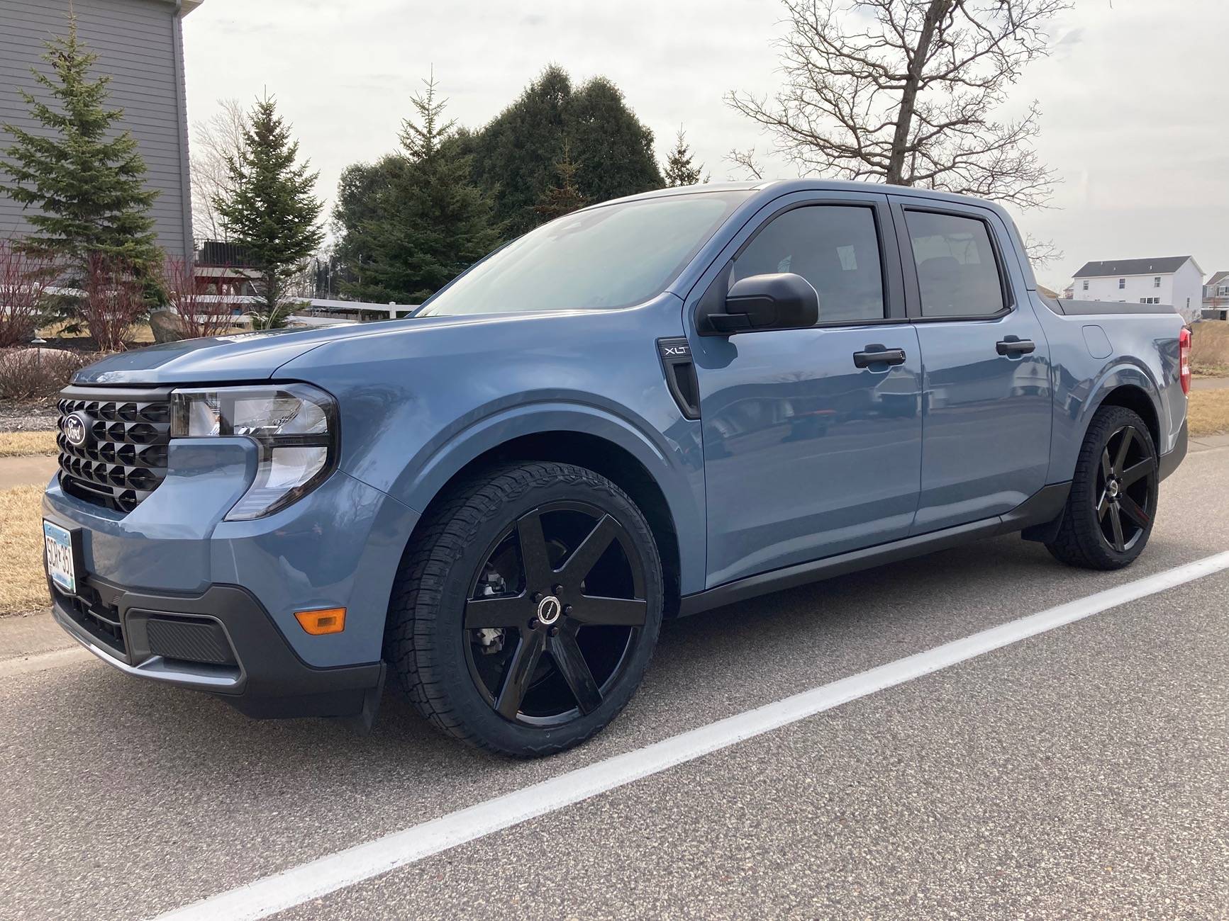 2025 Maverick lowered on 20s | MaverickTruckClub - 2022+ Ford Maverick ...