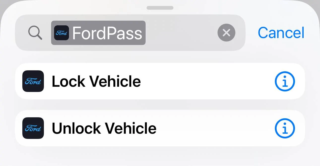 FordPass has iOS Control Center, Widgets and Shortcuts ...