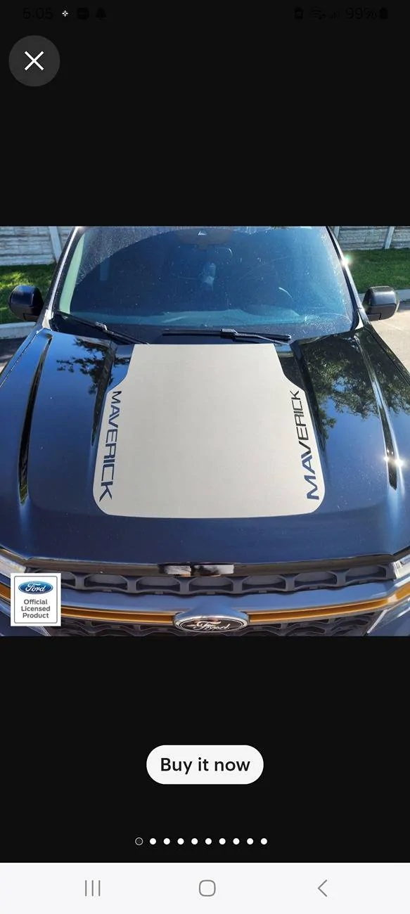 Stripes or decal for 2025 Maverick hood? Any suggestions ...