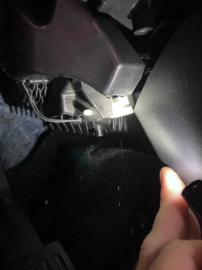 Water dripping into passenger and driver side footwell ...