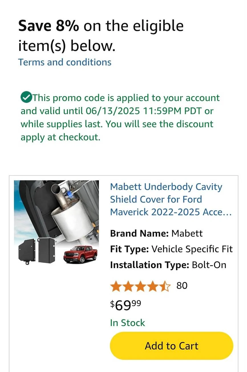 Underbody Cavity Shield Cover: Essential Protection for Your Maverick ...