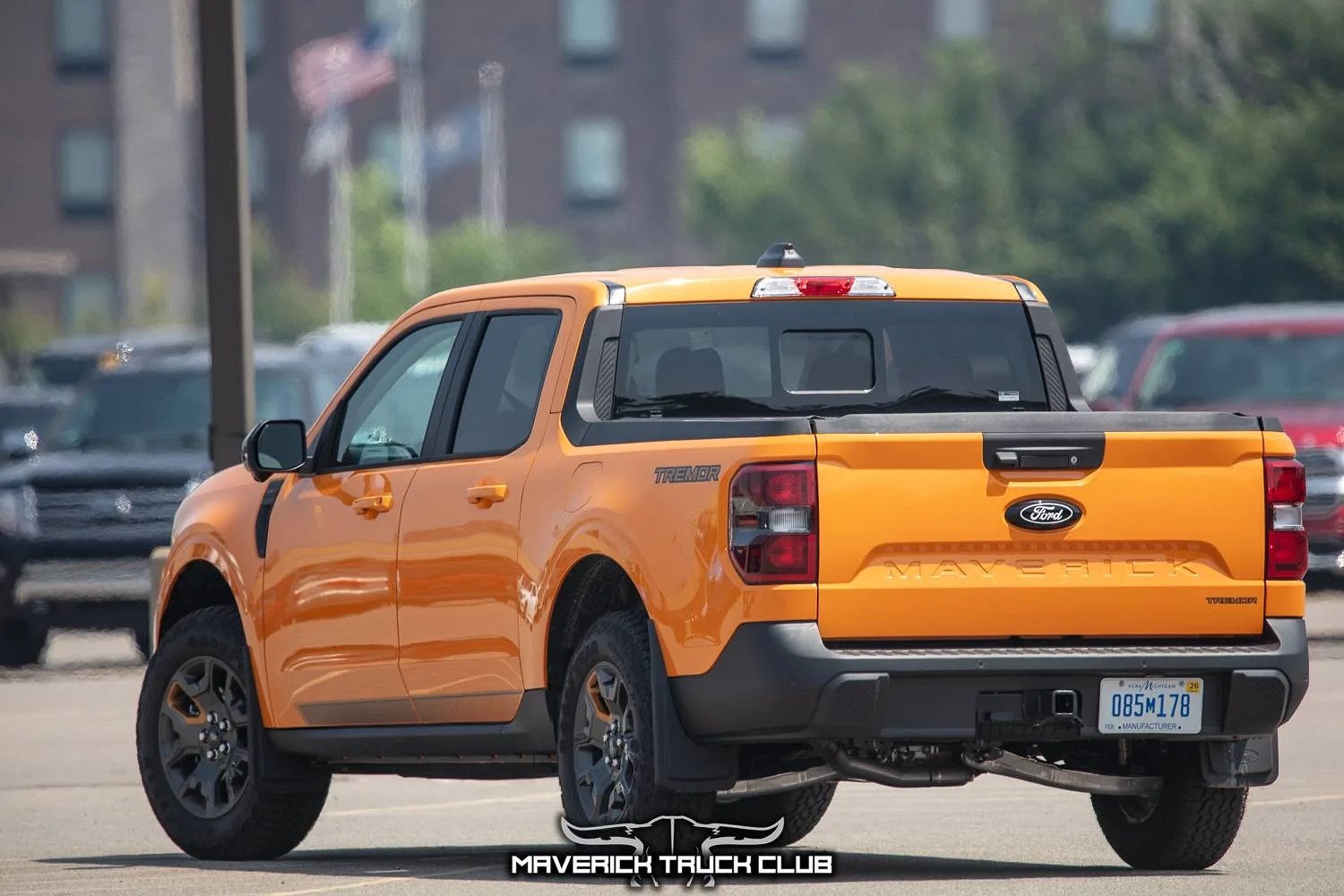 Orange Fury Metallic Ford Maverick Spied! | MaverickTruckClub - 2022 ...