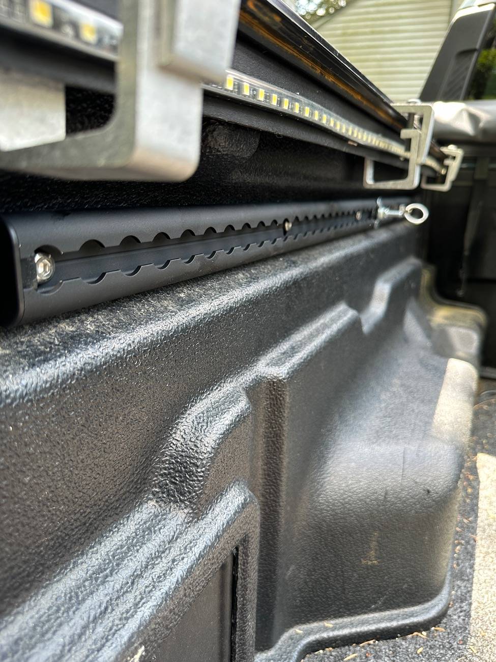 Maxzina Trail Rail System installed | MaverickTruckClub - 2022+ Ford ...