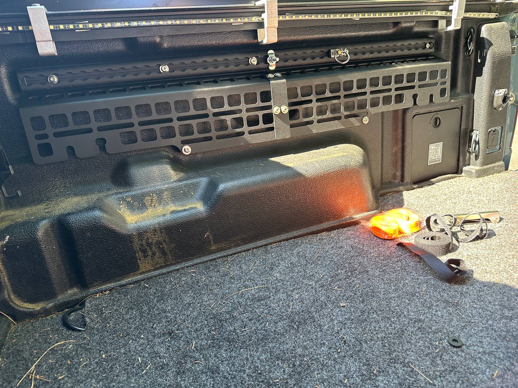 Maxzina Trail Rail System installed | MaverickTruckClub - 2022+ Ford ...