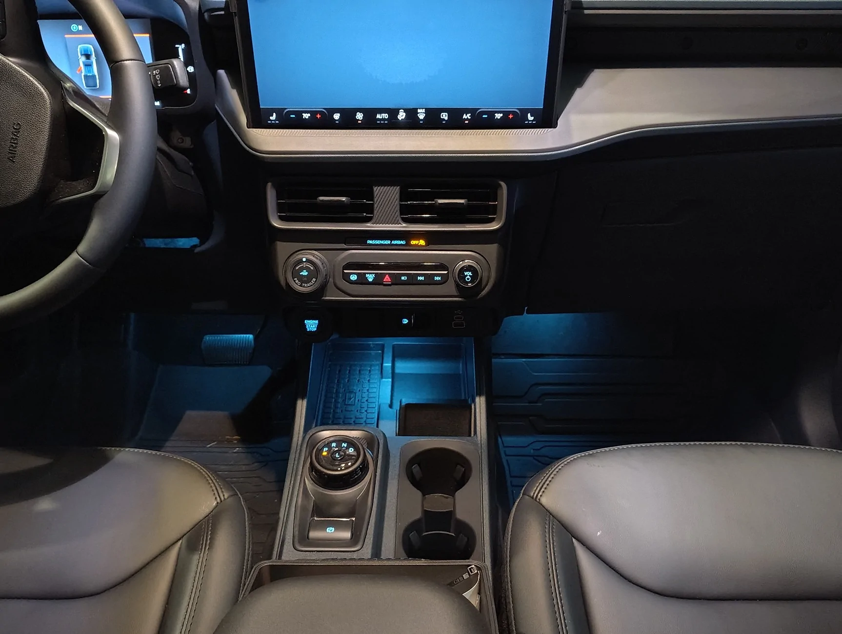 Center Console Ambient Lighting install in my 2023 Lariat Maverick ...