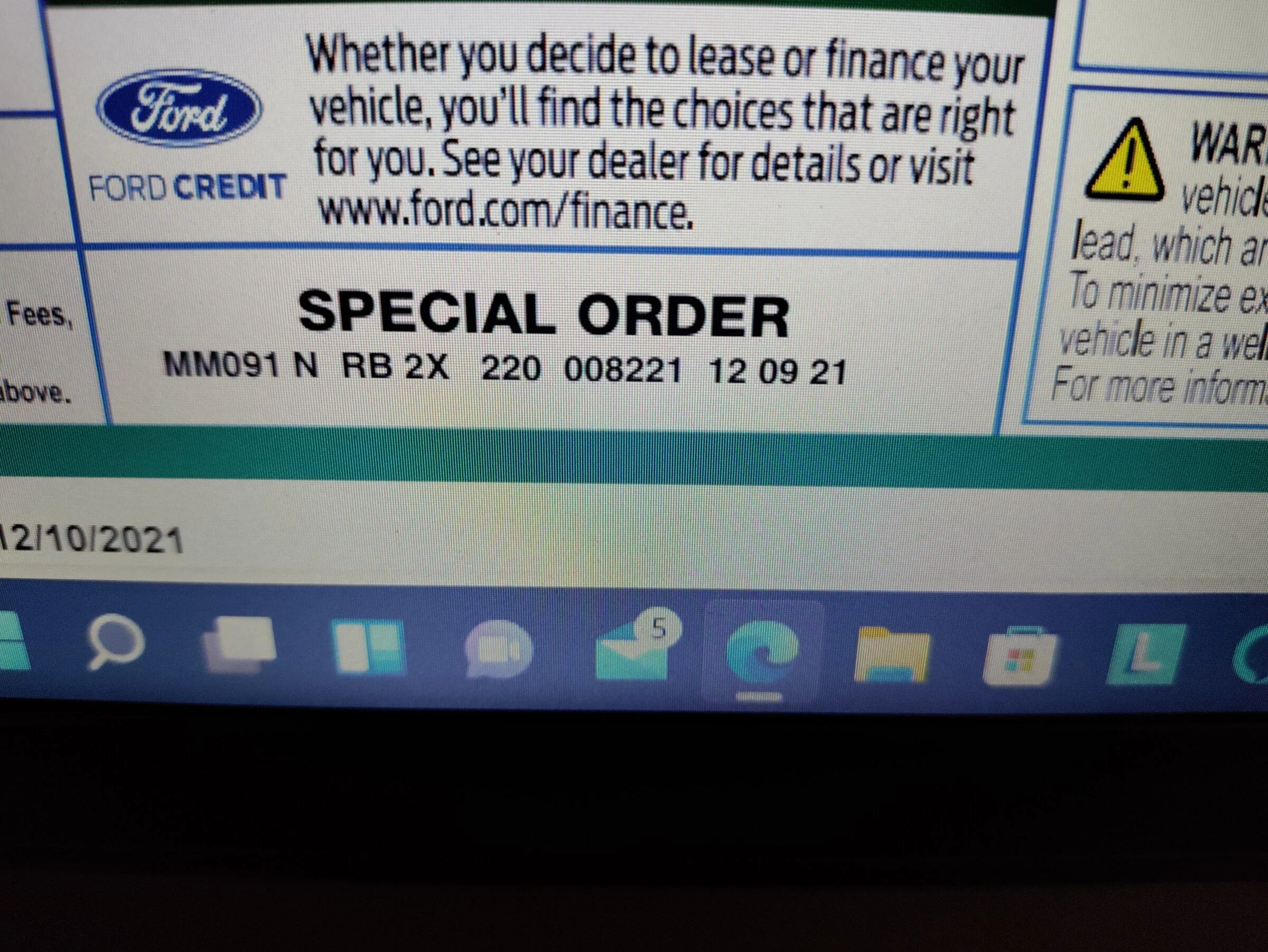 Official 2022 Maverick Window Sticker for 2.0L AWD 4K Tow – 22 / 29 ...