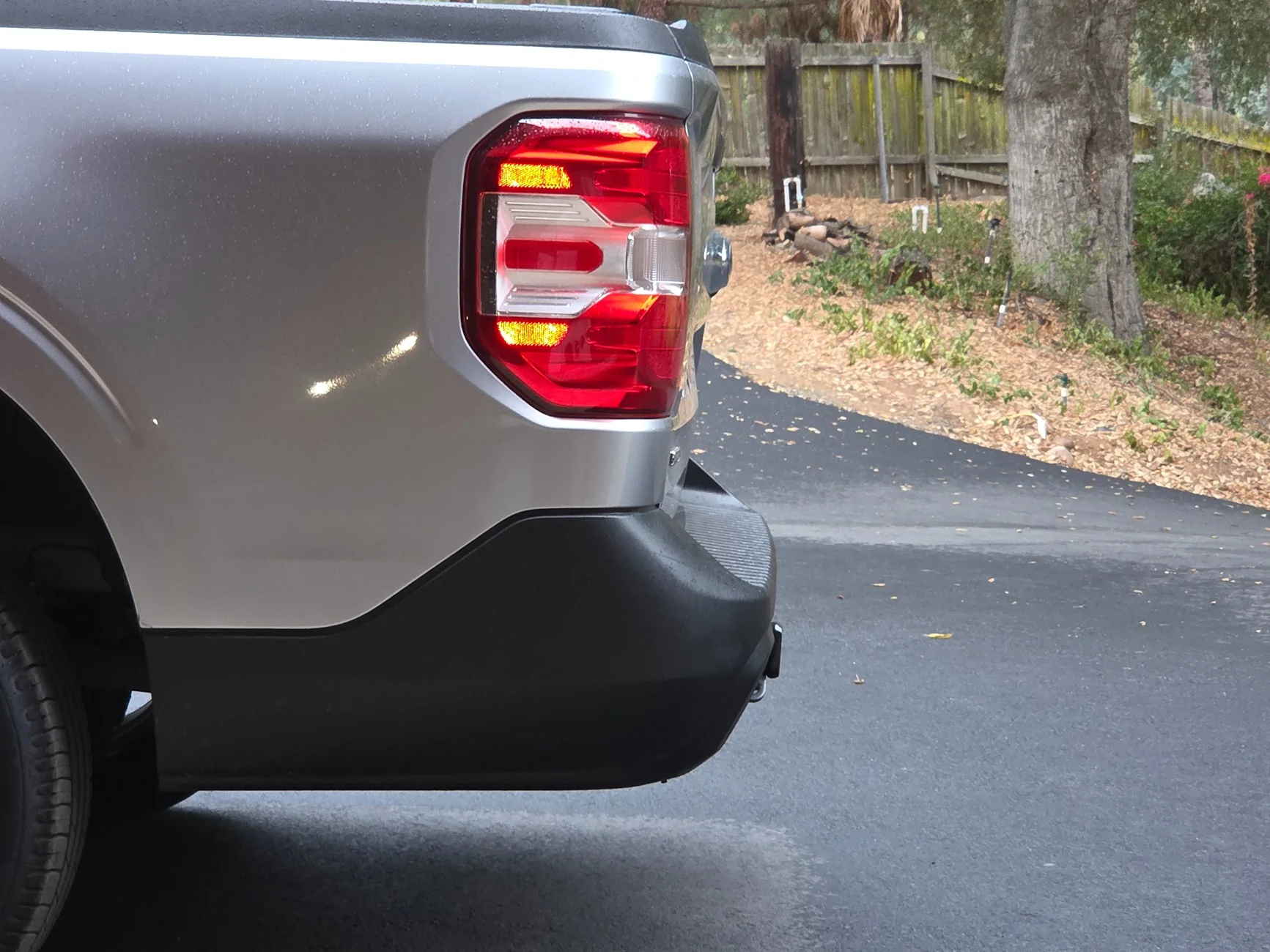 Rear bumper angle doesn't look good | MaverickTruckClub - 2022+ Ford ...