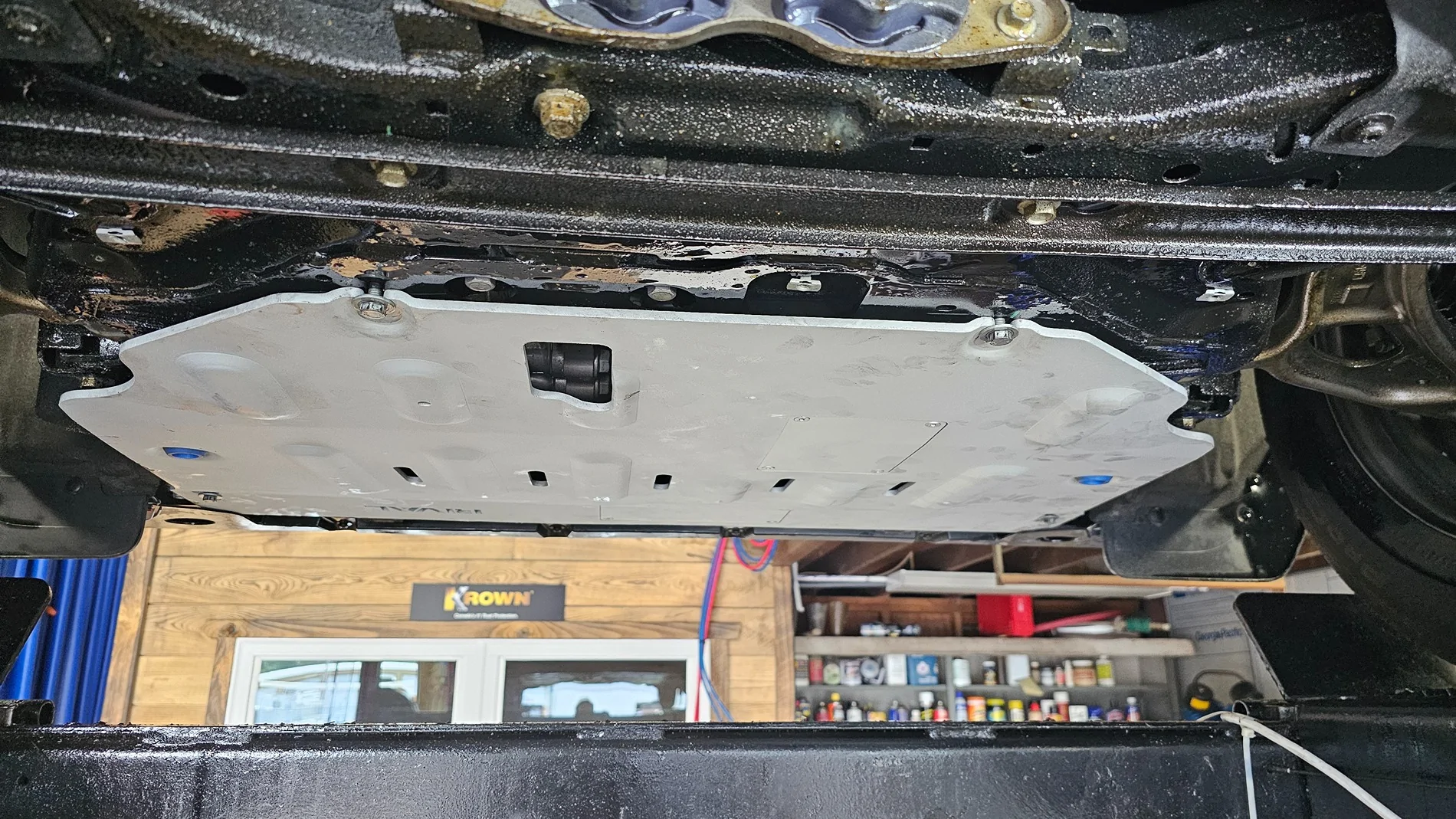 2 month wait for RIVAL skidplate, installed with Krown rust proof ...