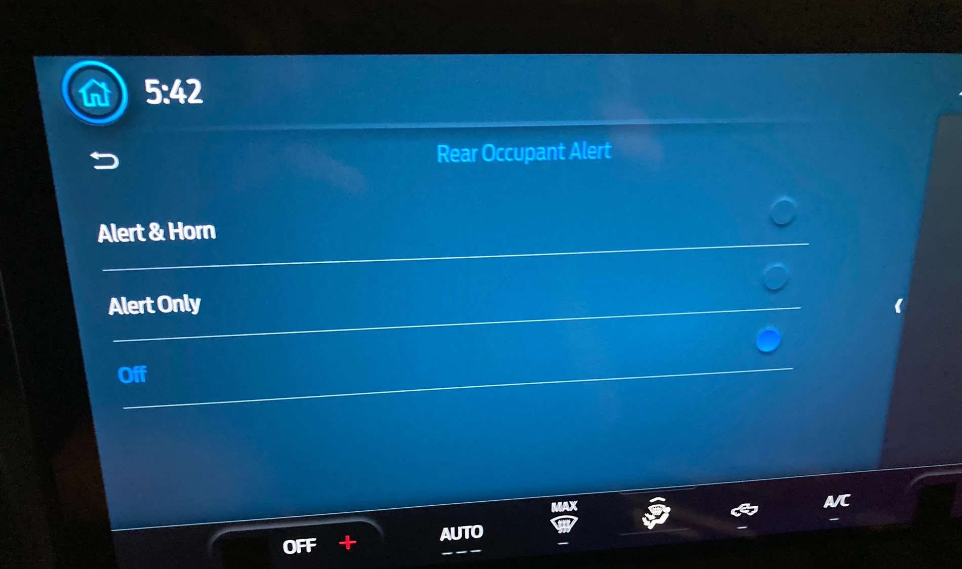 Rear Occupant Alert disable option | MaverickTruckClub - 2022+ Ford ...