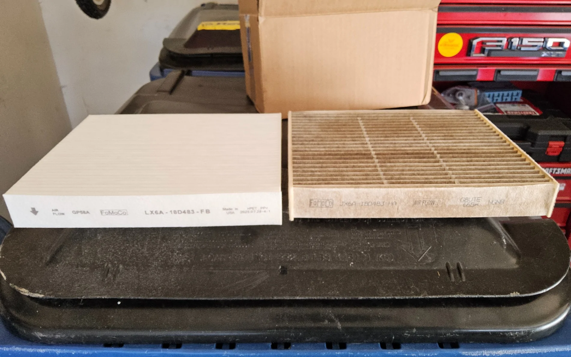 21,600 cabin filter change. | MaverickTruckClub - 2022+ Ford Maverick ...