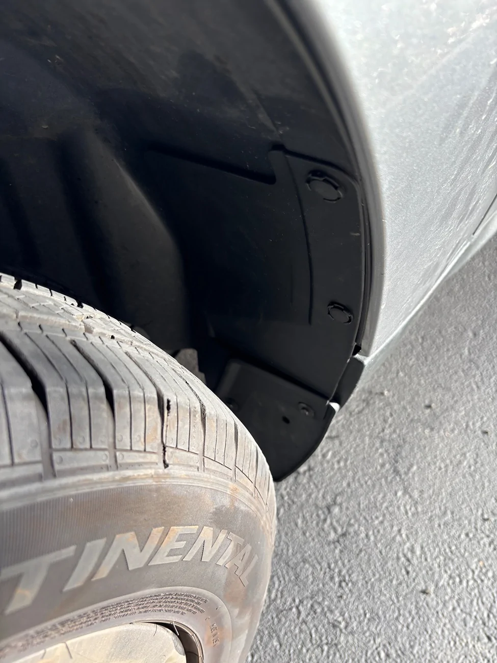 Installed Mabett Rear Wheel Splash Shield Covers | MaverickTruckClub ...