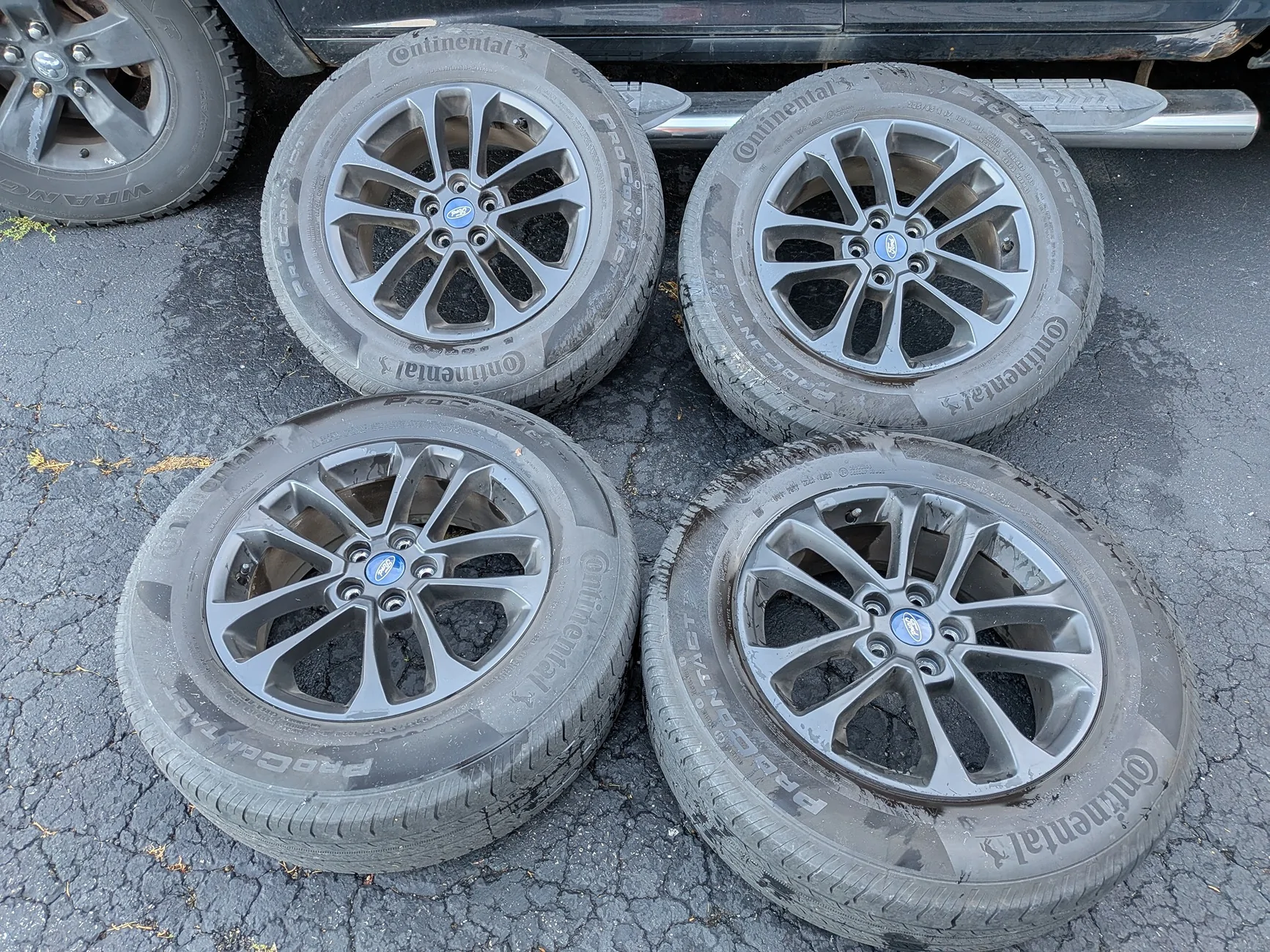 Wisconsin - ($250)17" Ford escape maverick 5x108 rims and tires ...