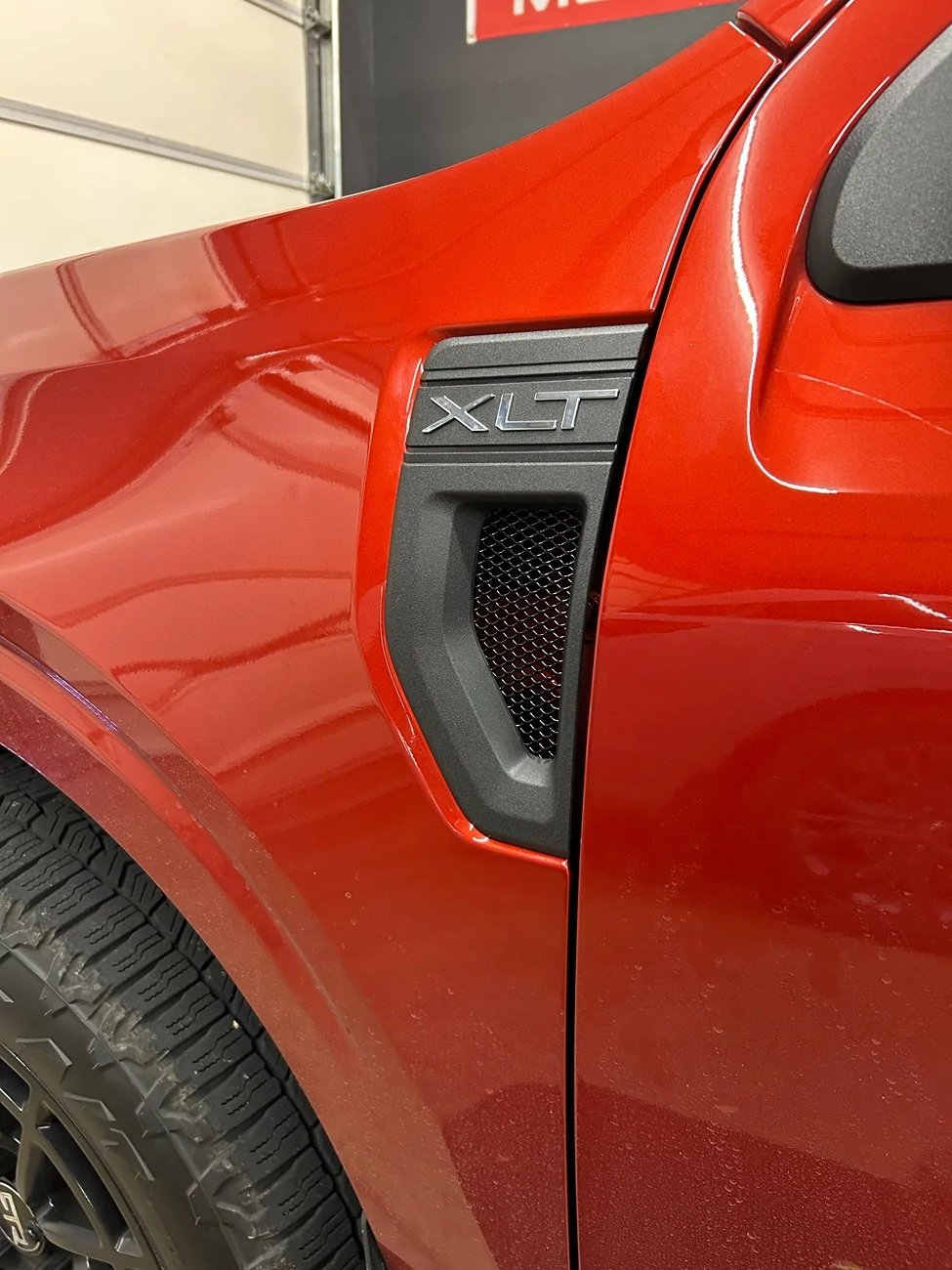 Fender Vent Mod: Mesh Installed on OEM Vent | MaverickTruckClub - 2022+ Ford Maverick Pickup ...