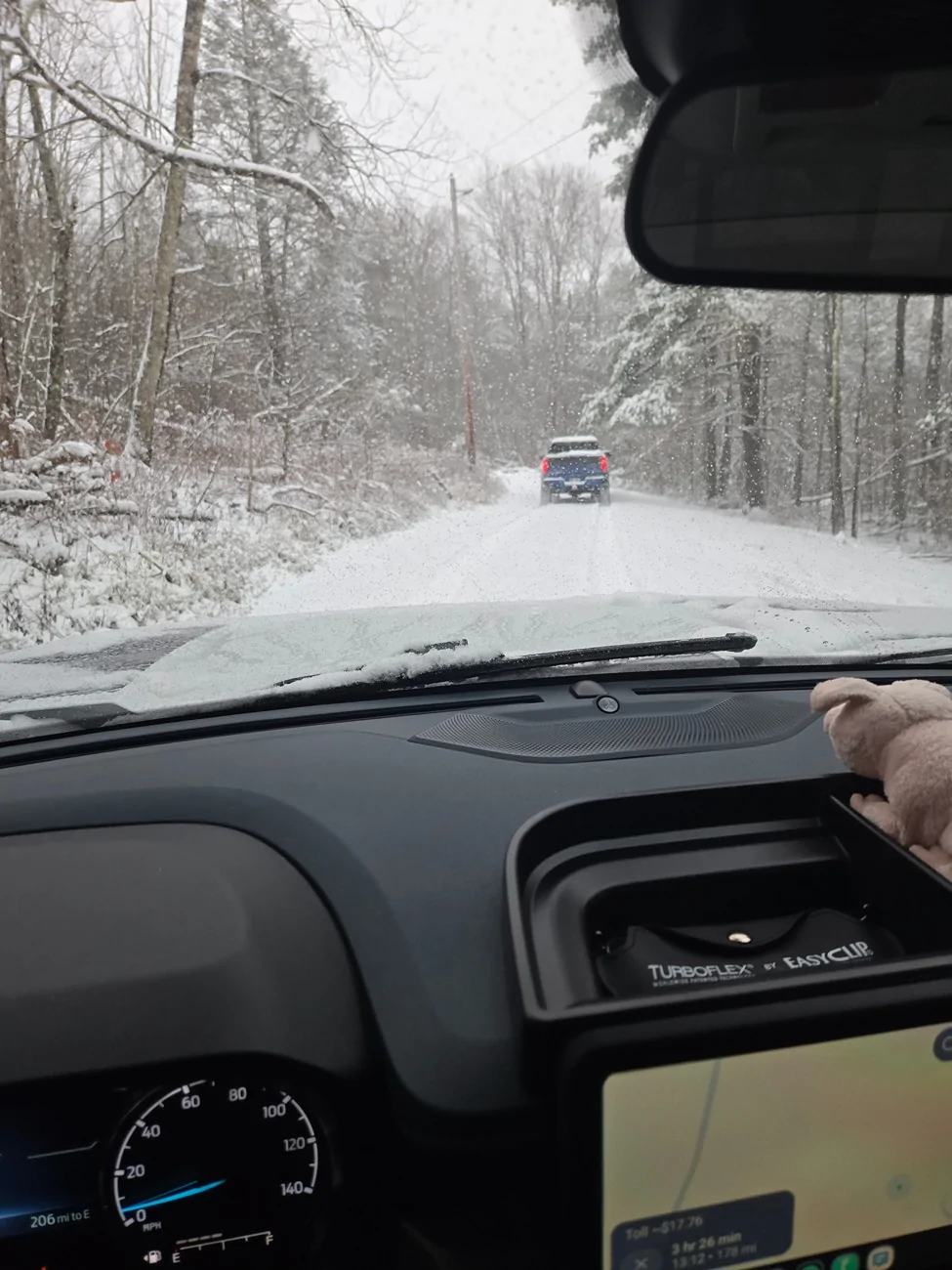 Mave's first snow. Very happy! | MaverickTruckClub - 2022+ Ford ...