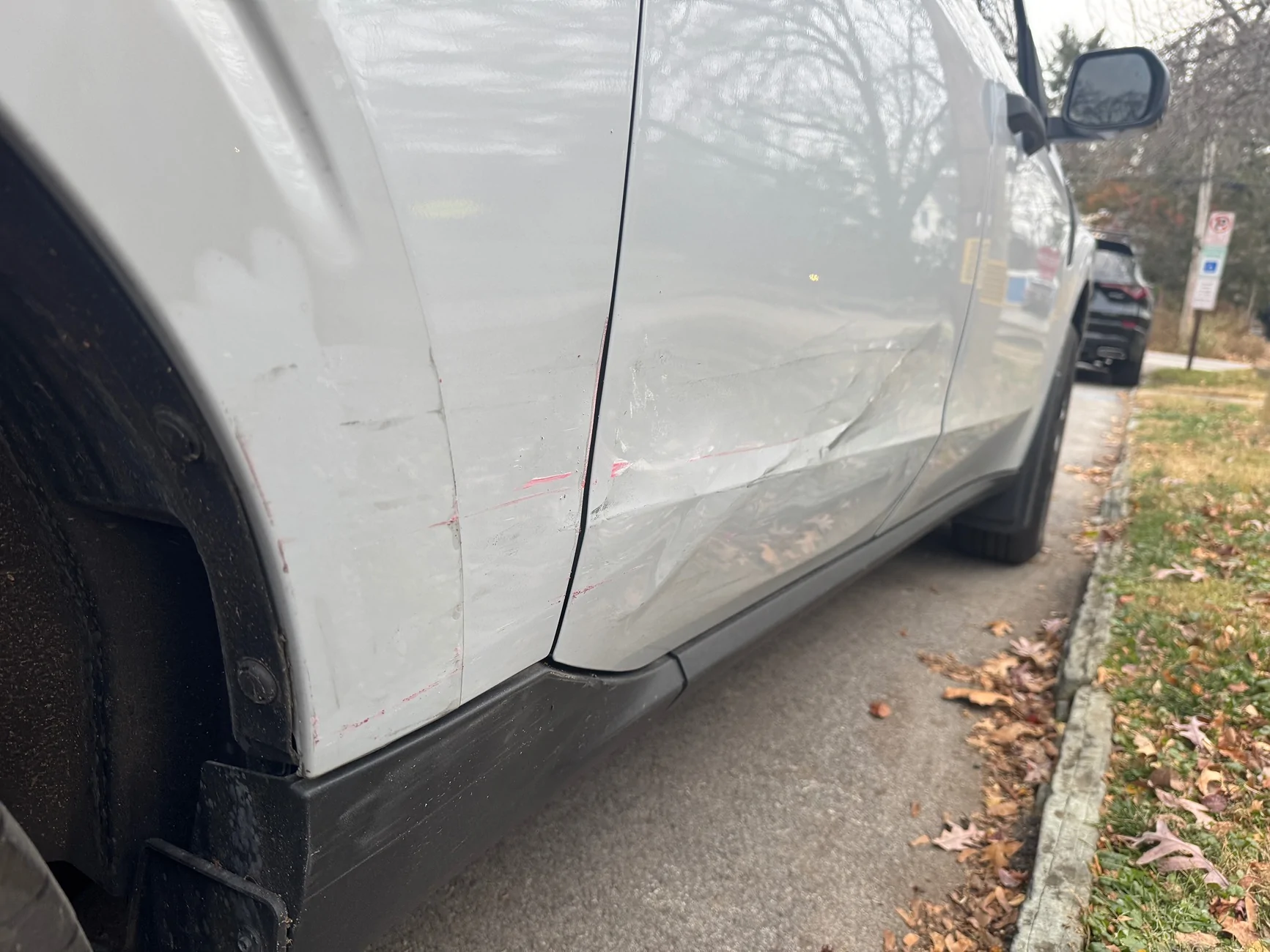 Sideswiped a parked car and not even a year old! | MaverickTruckClub ...