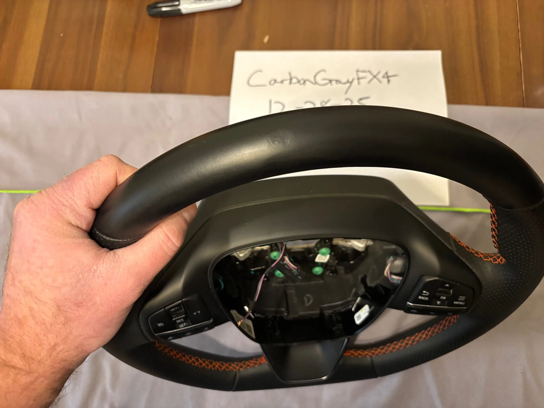 Virginia - 2024 Escape Flat Bottom Steering Wheel - $100 - Shipped ...