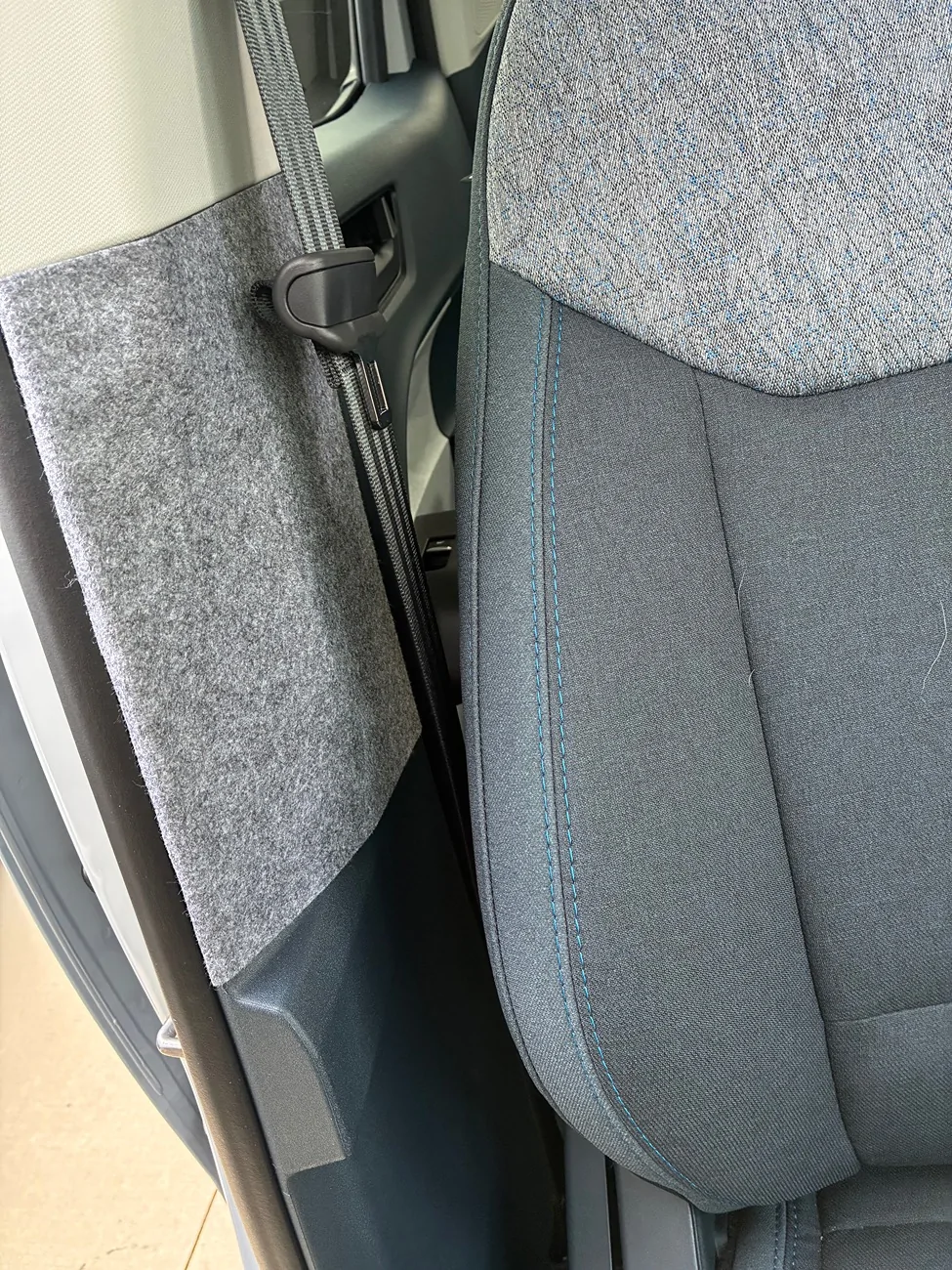 DIY interior scratch proofing using self adhesive fabric ...